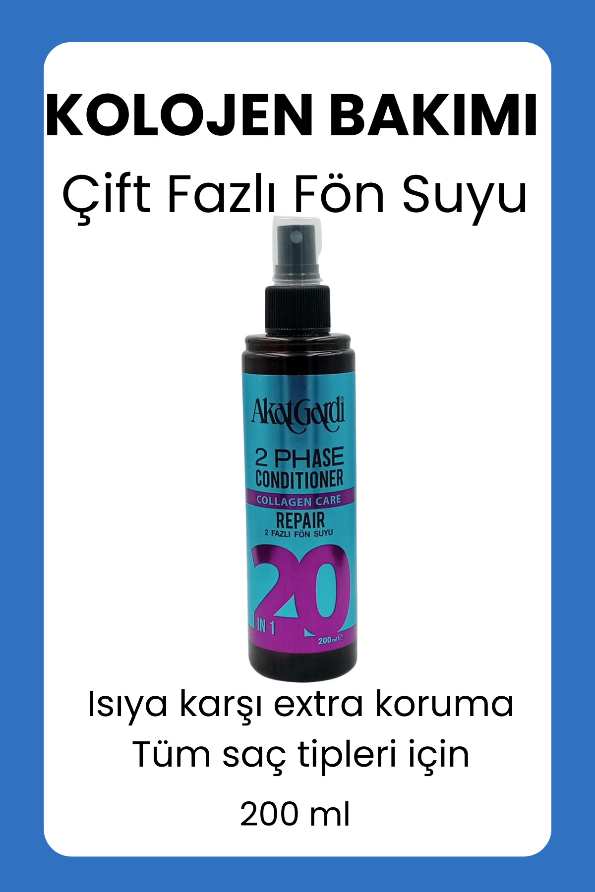 Akat Gardi 2 Fazlı Fön Suyu Kolajen Bakımı 200 ml Fiyatı, Yorumları ...