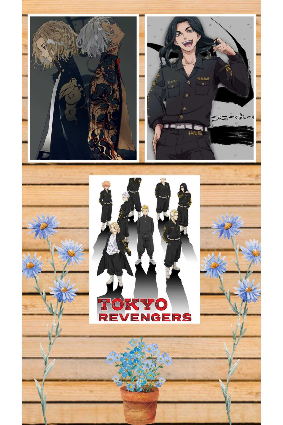 animeandyourworld tokyo revengers poster seti 3 adet A3 boyutu 30*42 cm ...