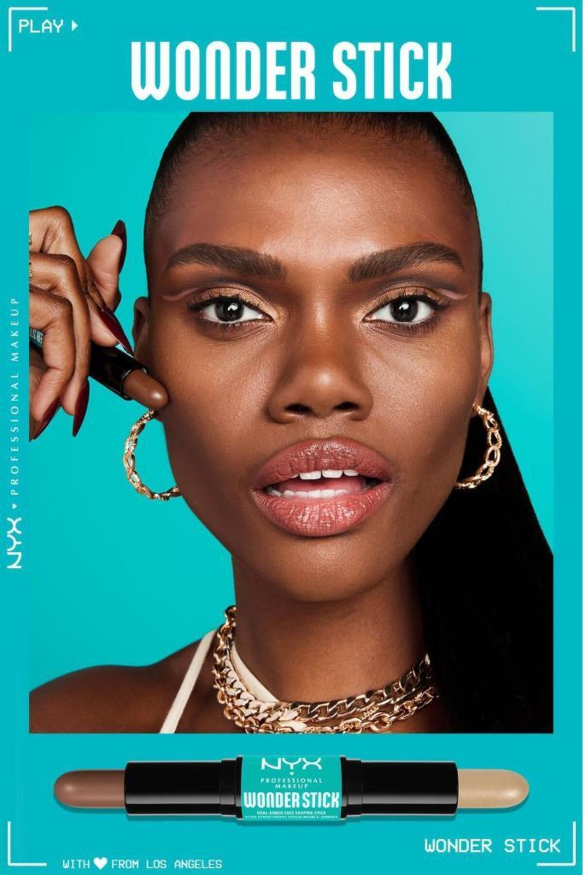 NYX Professional Makeup Wonder Stick Çift Taraflı Krem Kontür ve ...