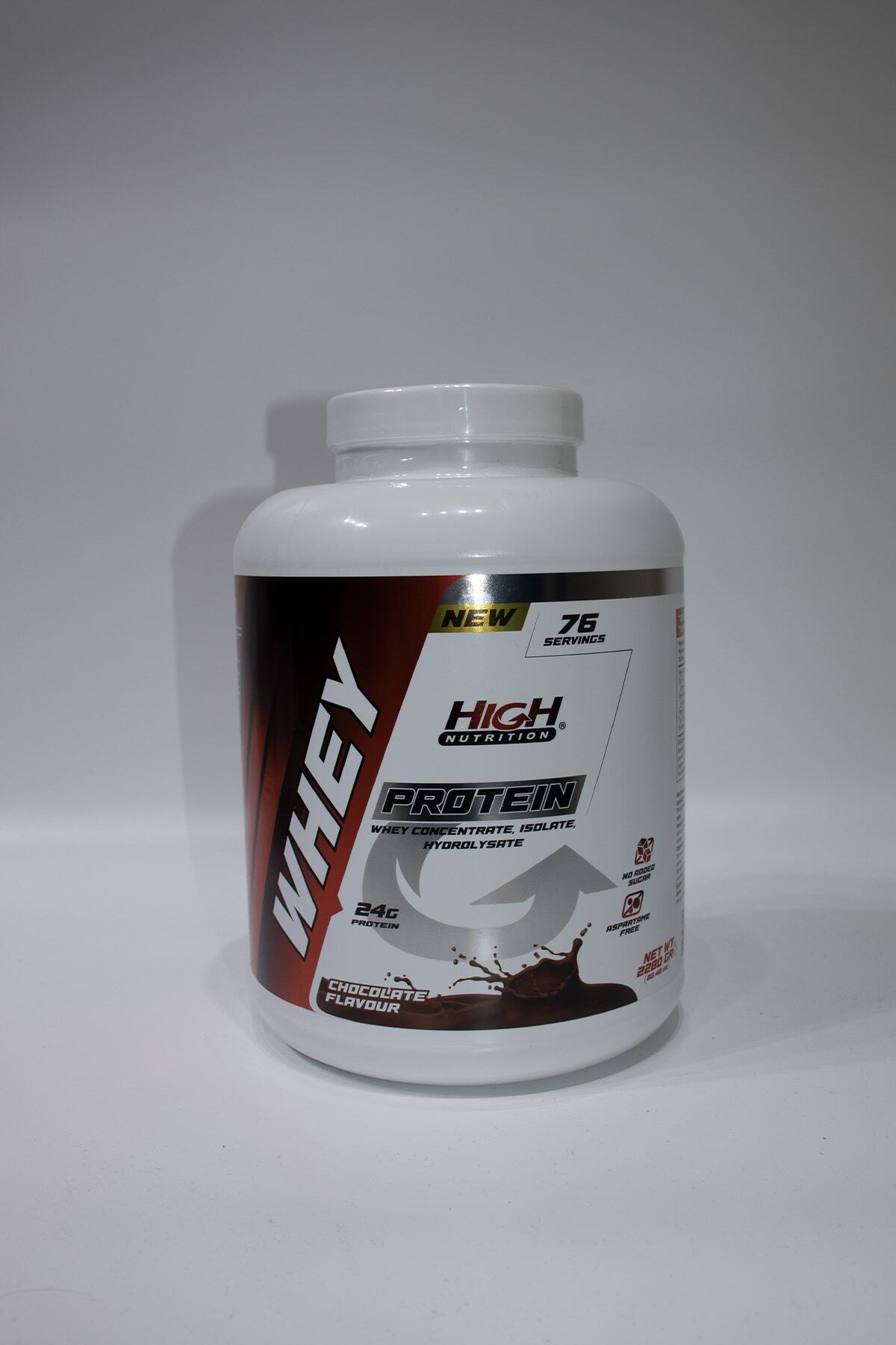 High Nutrition Protein Tozu 2280 Gr Çikolata Aromalı Whey Protein 24 ...