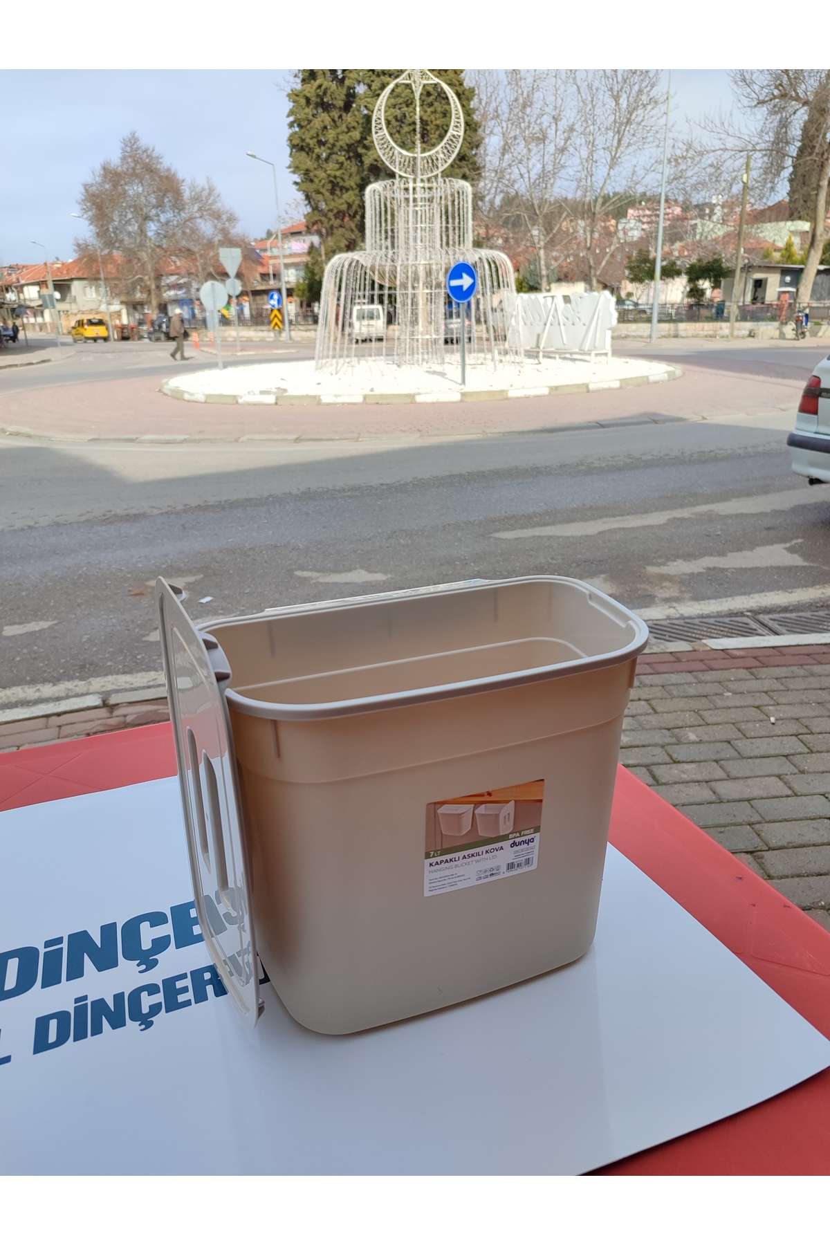 dinçer hırdavat ve nalburiye kapaklı askılı çöp kovası Fiyatı ...