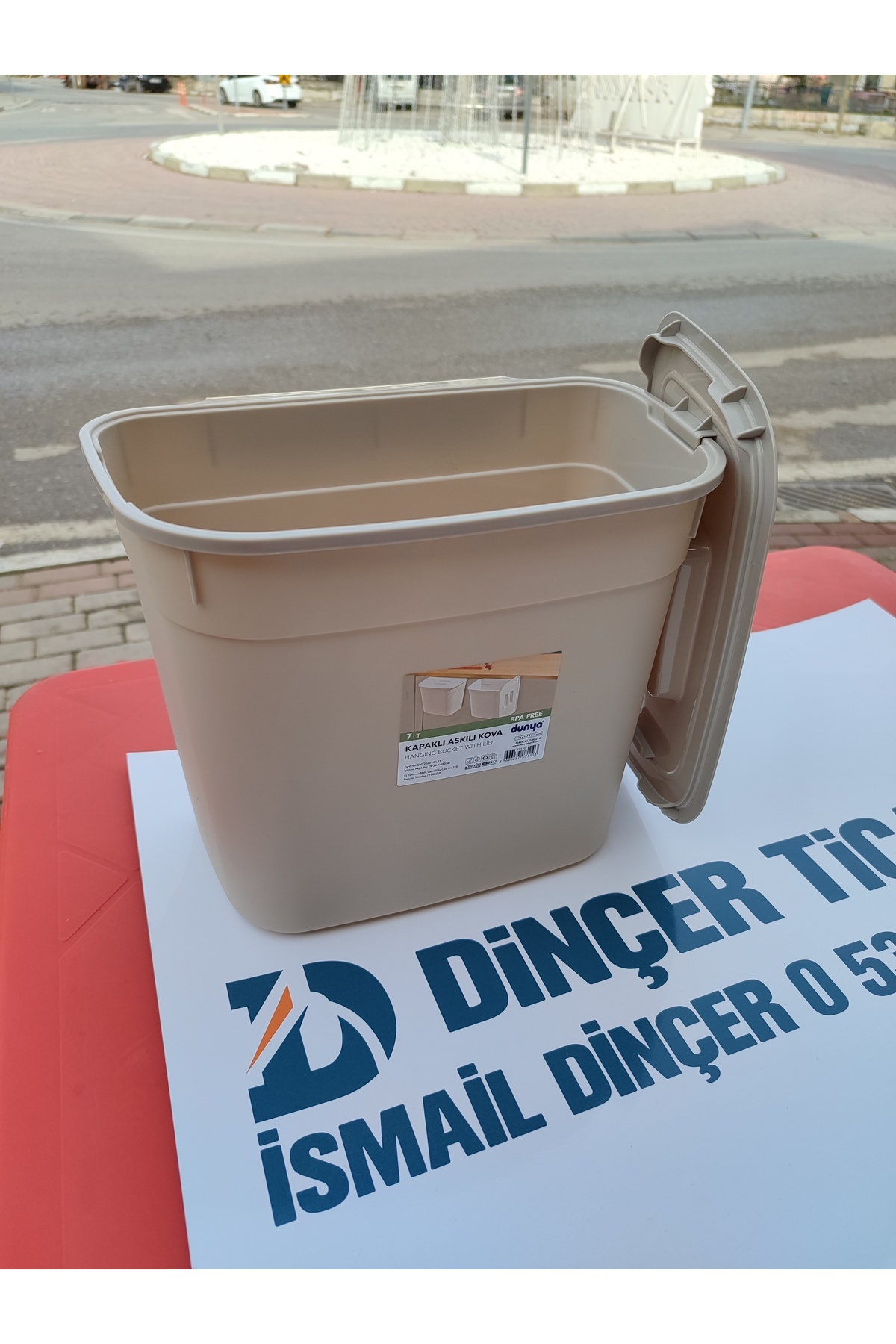 dinçer hırdavat ve nalburiye kapaklı askılı çöp kovası Fiyatı ...