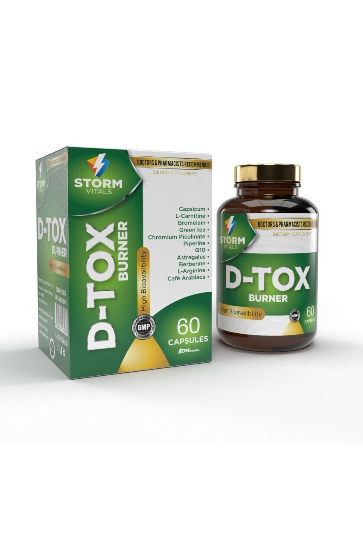 STORM VİTALS D-tox Burner- Sağlıklı Diyet Ve Detoks Formülü 60 Kapsul Fiyatı, Yorumları - Trendyol