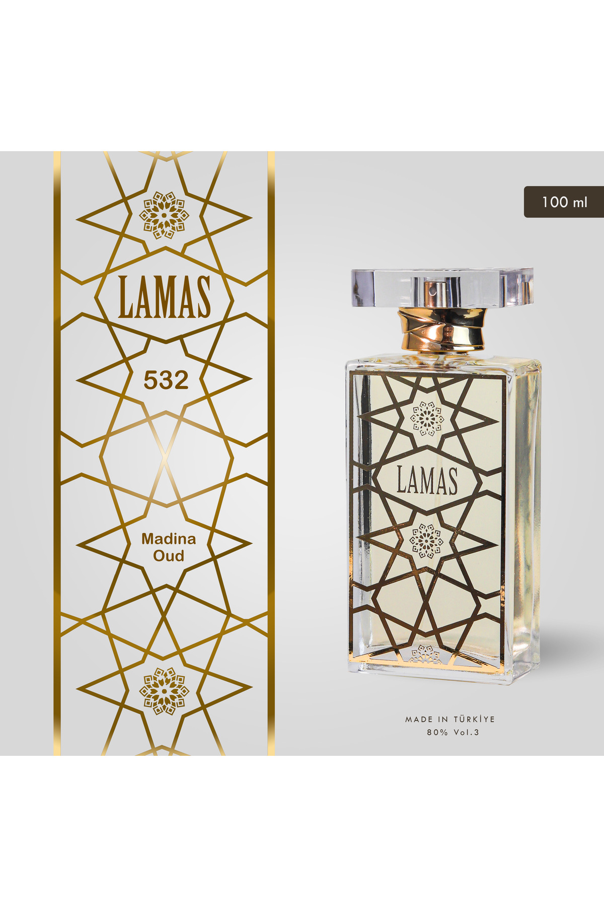LAMAS PERFUME Madina Oud 100ml - Fiyatı, Yorumları