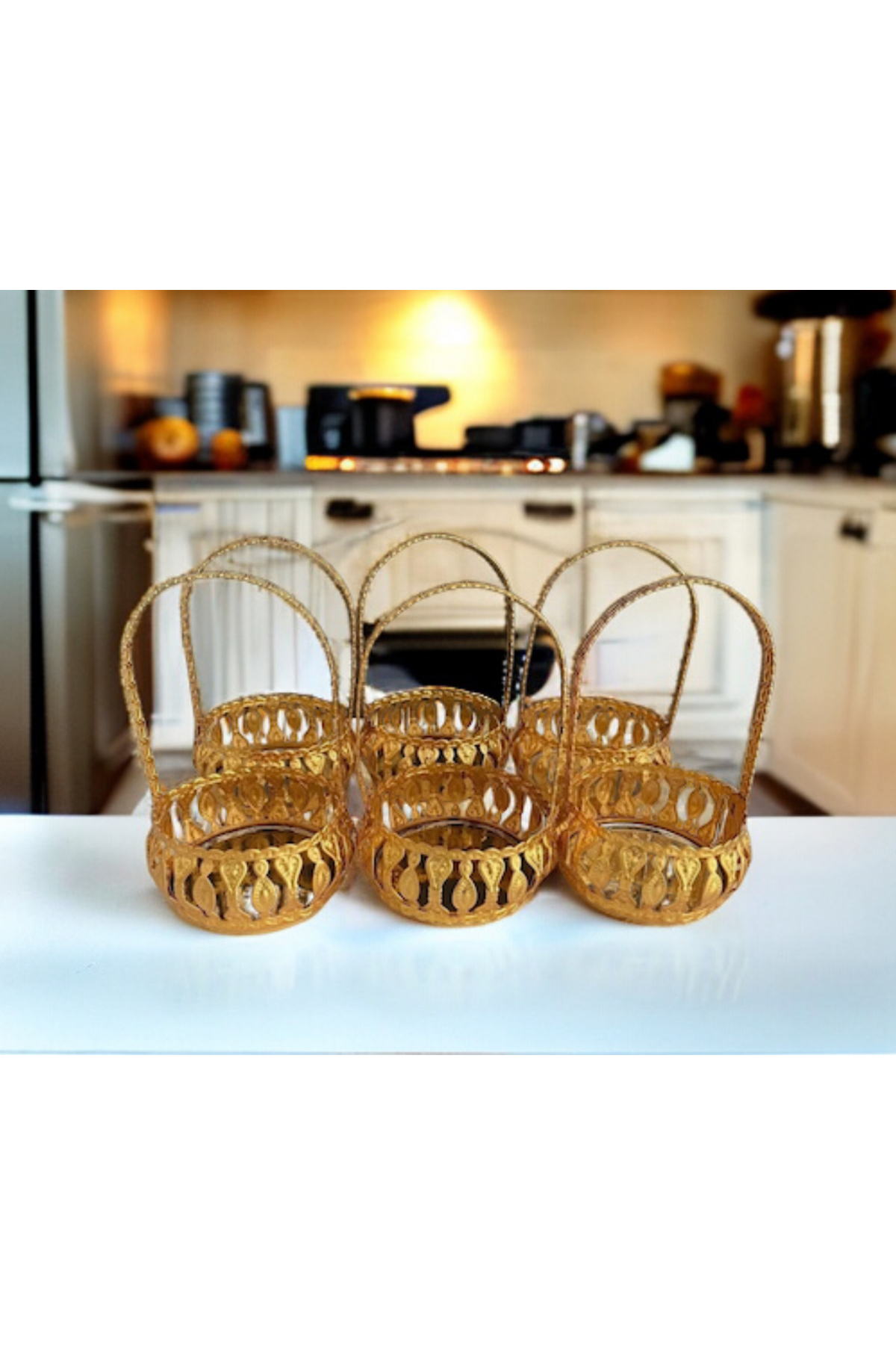 adana avm Lüx Gold Serisi Aynalı Motifli Lokumluk, Sunumluk,ikramlik ...