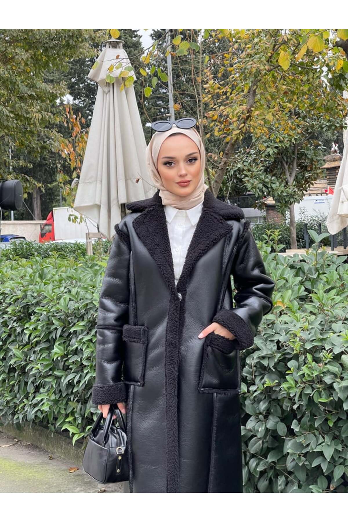 Garzia İtalia Suni Deri Yünlü Uzun Dikiş Detaylı Kaban Fiyatı ...