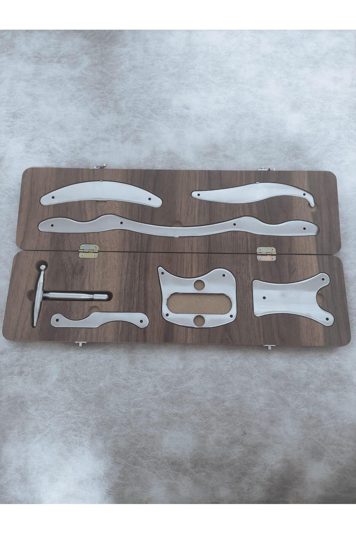 FİZYOMALZEME AHŞAP KUTULU GRASTON SET -TOOLS FULL SET FİZYOMALZEMELERİ ...