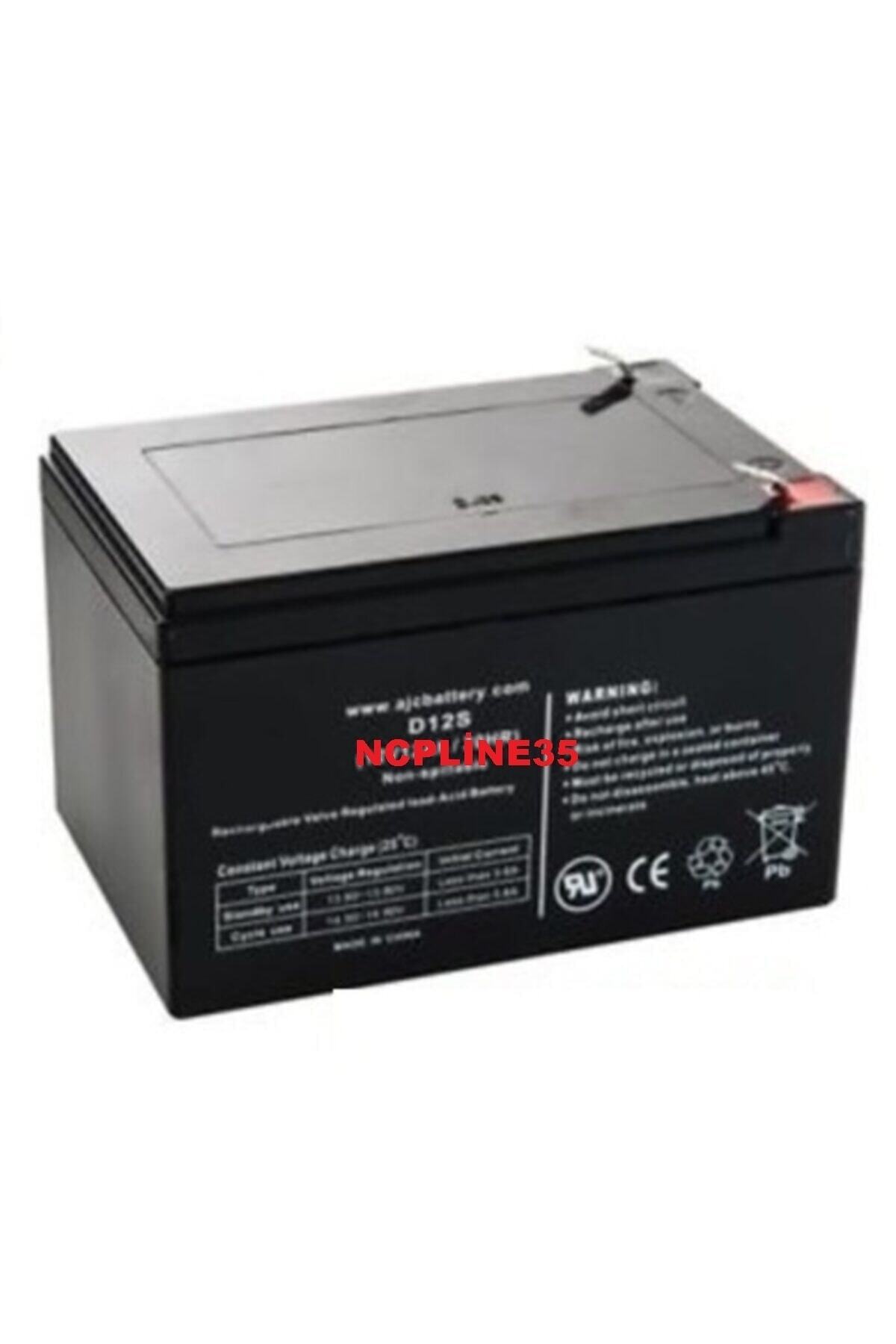 NcpLine 12v 7ah 12 Volt 7 Amper Pilsan Uyumlu Oyuncak Araba Jeep Akülü ...