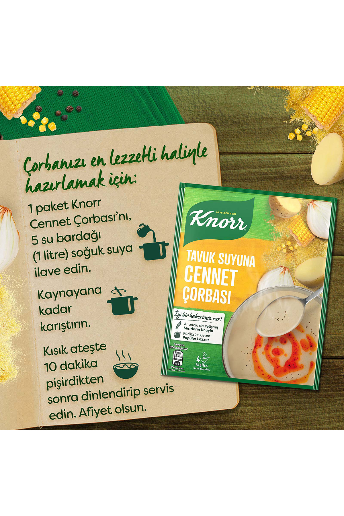 Knorr Hazır Çorba Cennet Çorbası 4 Kişilik 76 G X6 Fiyatı, Yorumları ...