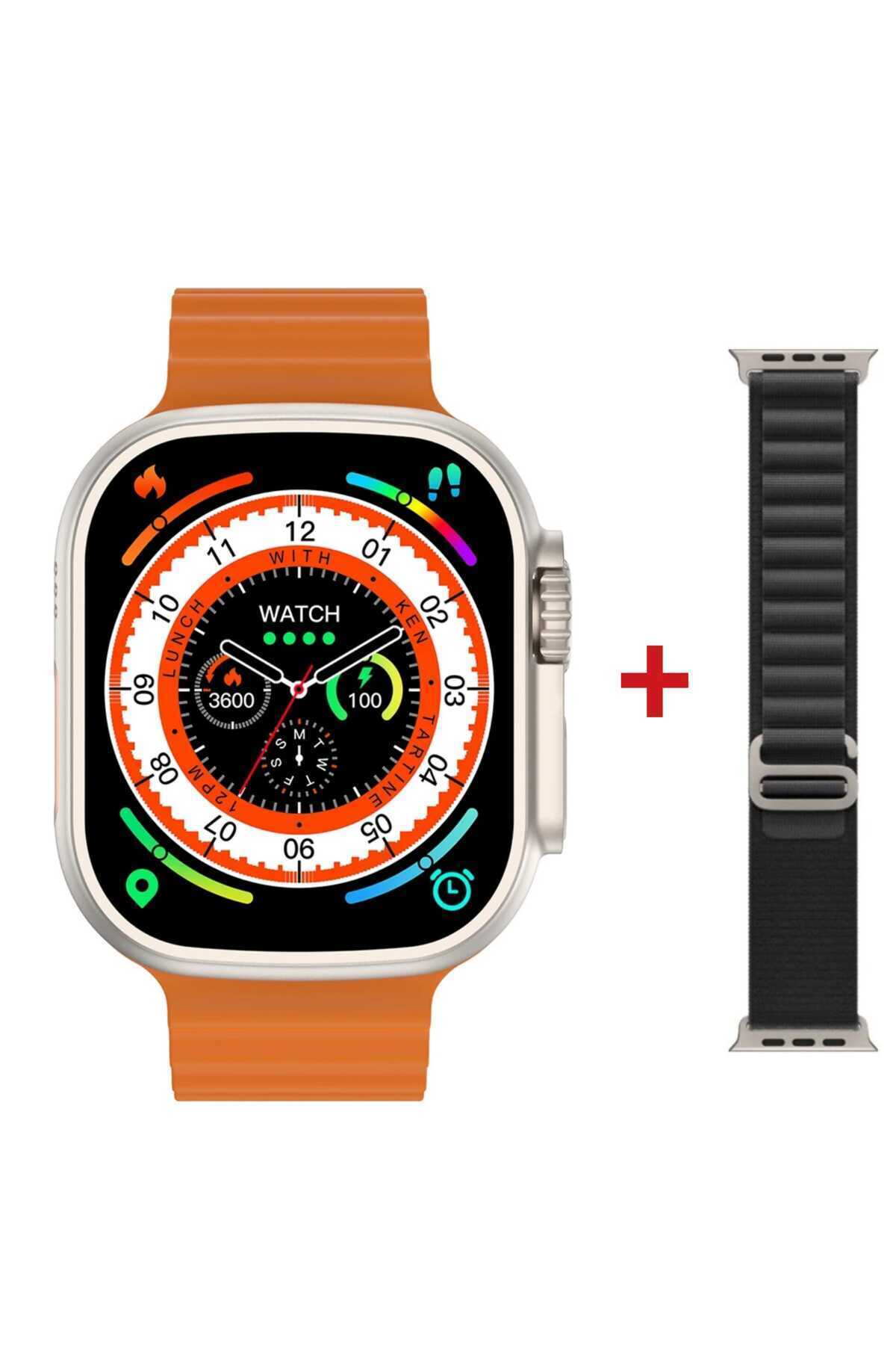 sekoda Watch 8 Ultra Turuncu Akıllı Saat Iphone Ve Android Tüm ...
