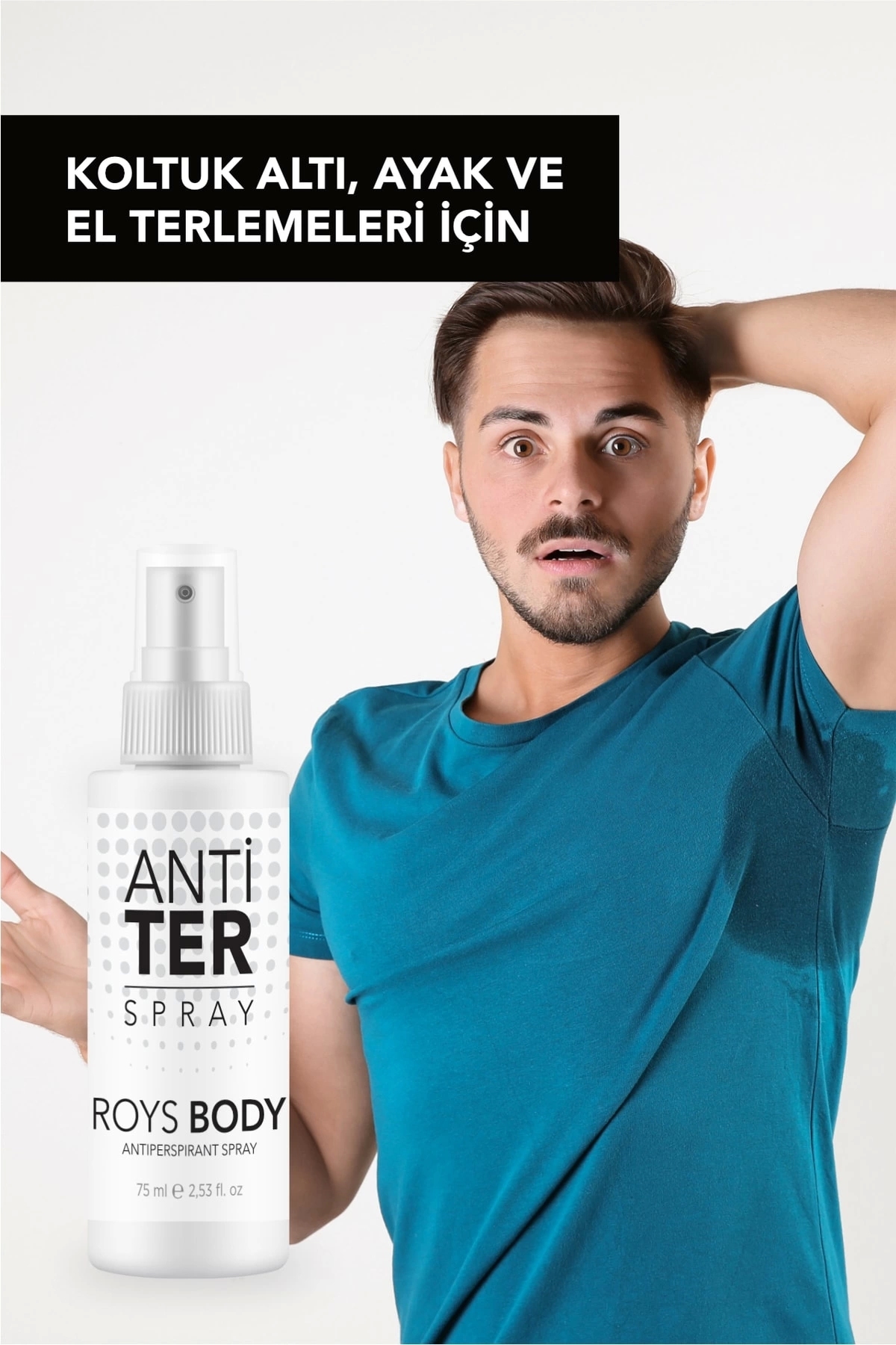 ROYS beauty Anti Ter El,ayak Ve Koltuk Altı Terleme Önleyici Sprey 75 ...