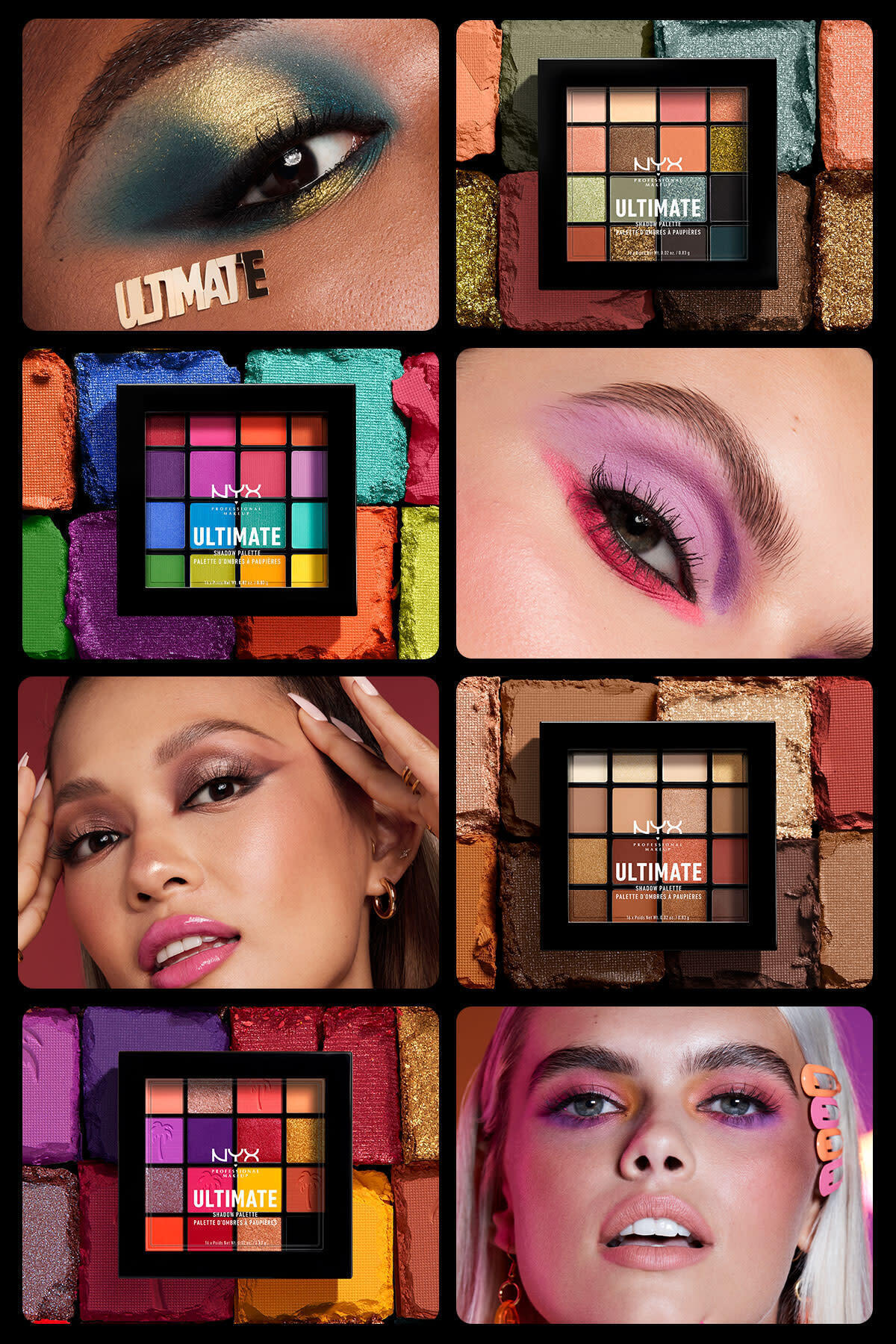 NYX Professional Makeup Ultimate Shadow Palette Far Paleti Eyeshadow ...