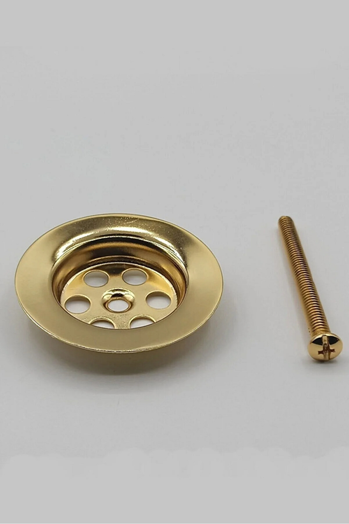 İSAOĞLU YAPI Gold Lavabo Sifonu Gold Lavabo Gideri Süzgeci Altın Banyo ...