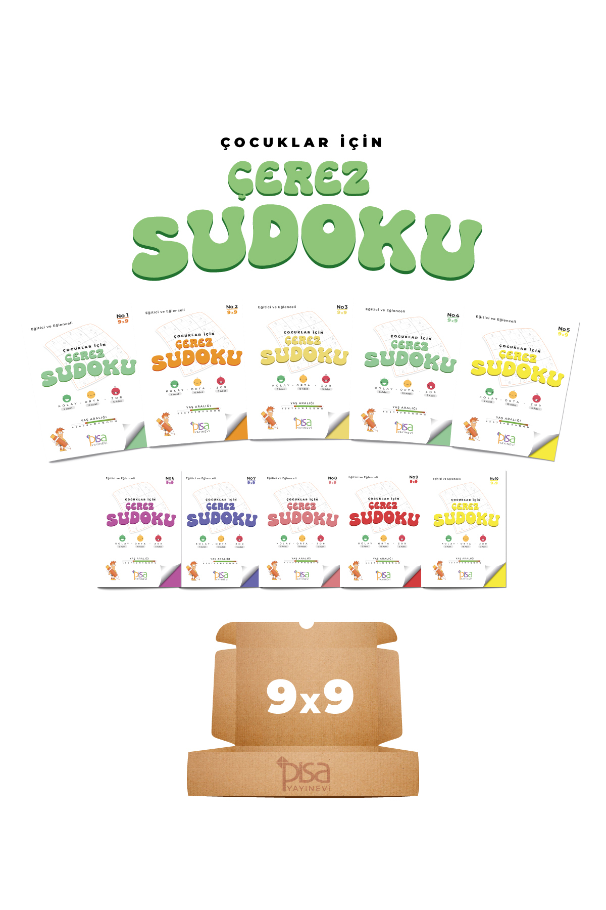 Çerez Sudoku 9x9 10lu Set - oasisbooks.com.tr