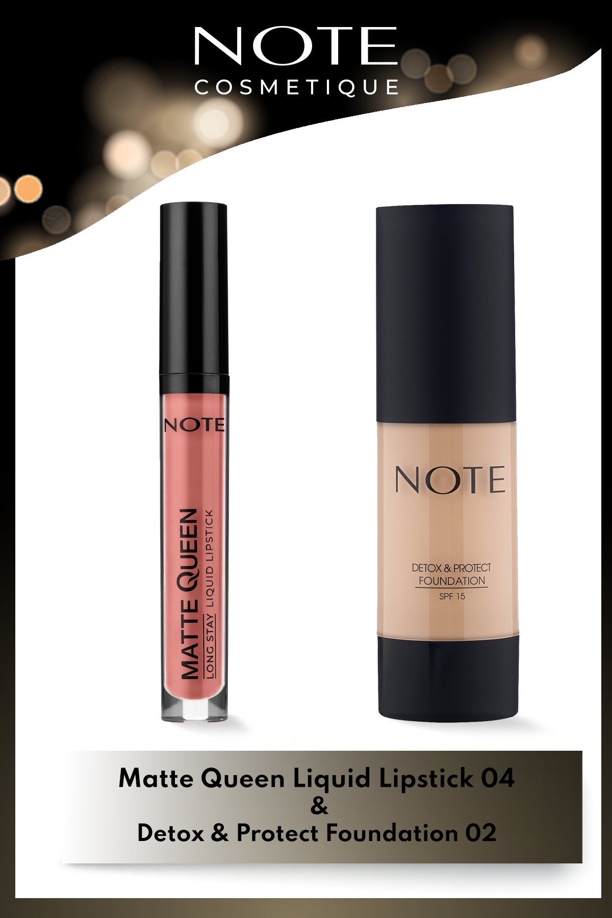 Note Cosmetics Matte Queen Lipstick Ruj 04 - Nude & Detox & Protect Spf ...