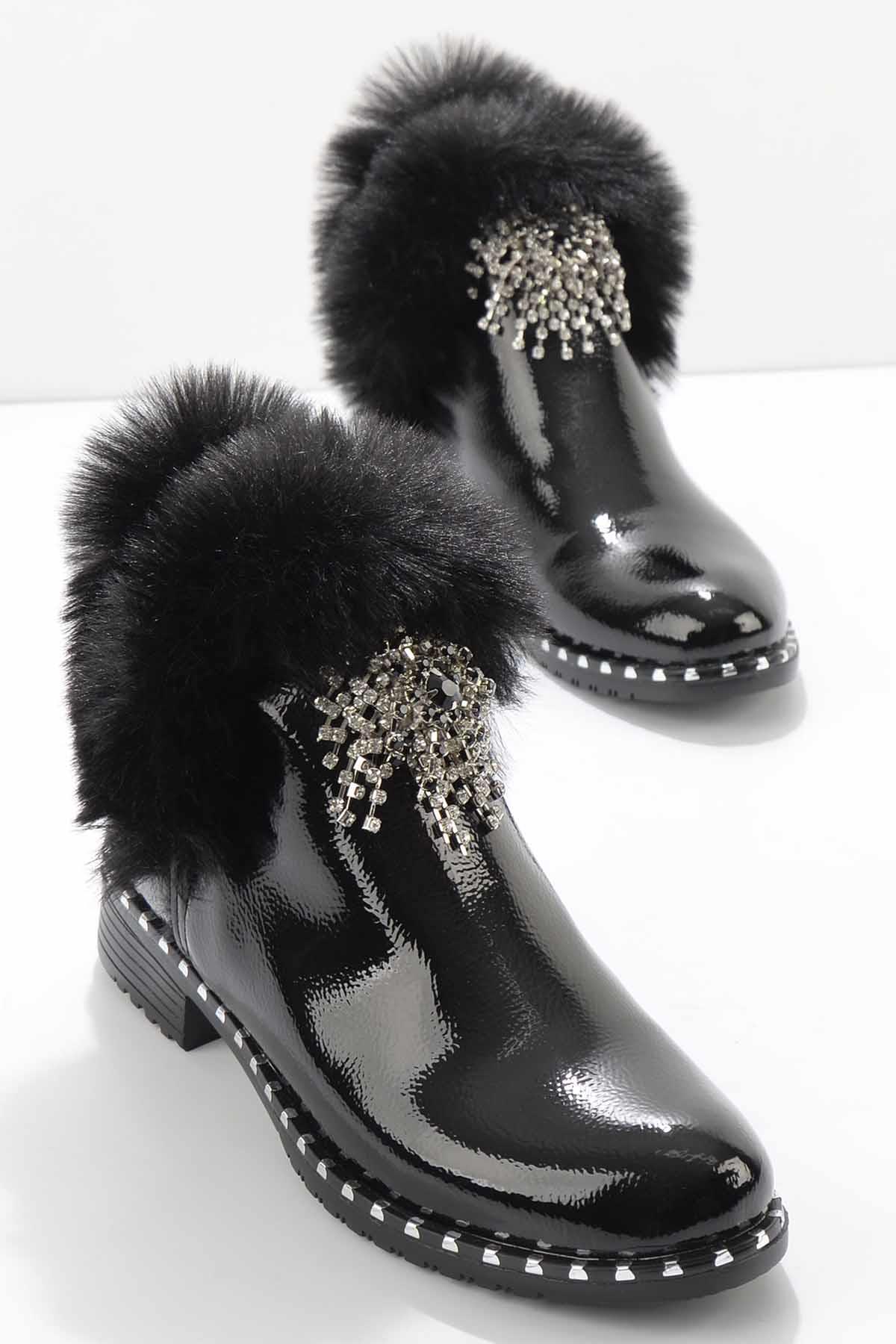 Bambi Ankle Boots - Black - Block - Trendyol