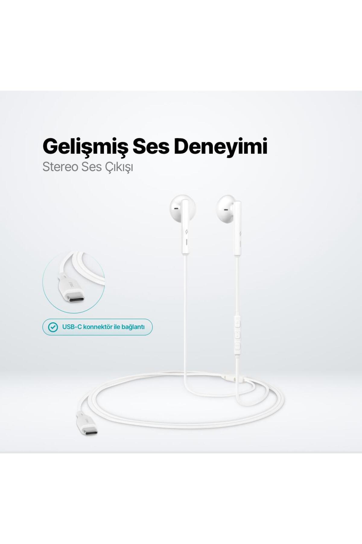 Ttec Hd Mikrofonlu Kulakiçi Kablolu Type-c Kulaklık Kumanda Kontrollü ...
