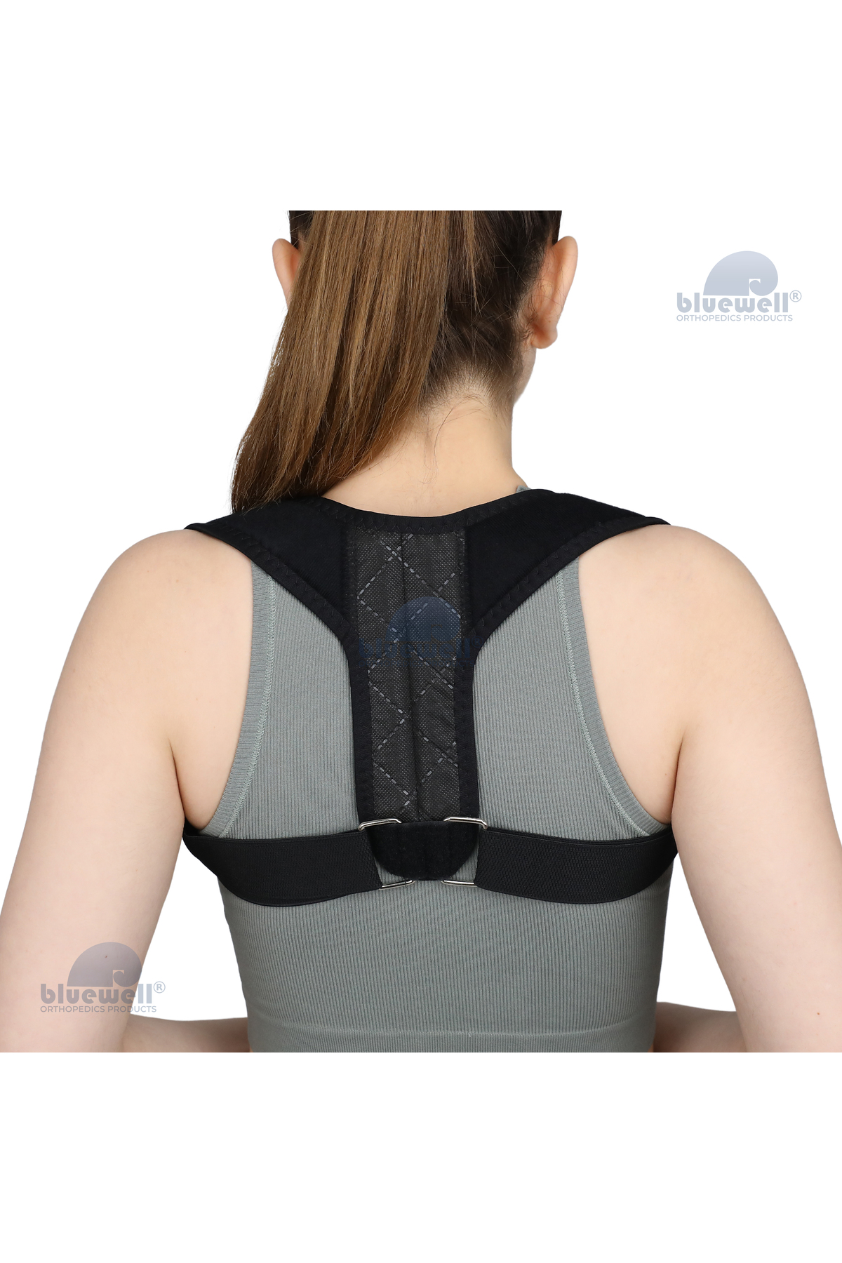 BLUEWELL Comfort Black Bedensiz Dik Duruş Korsesi Kamburluk Sırt Omuz ...