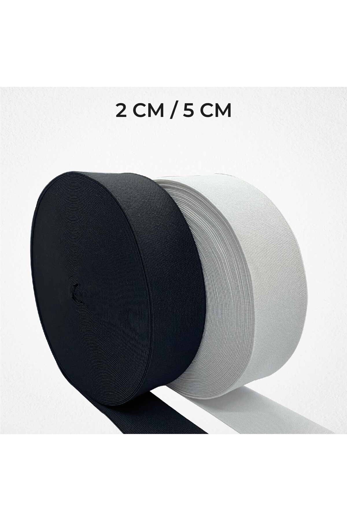 Avkar Tekstil 2 Cm 25 M Siyah Süper Dokuma Bel Don Paça Lastiği Geniş ...