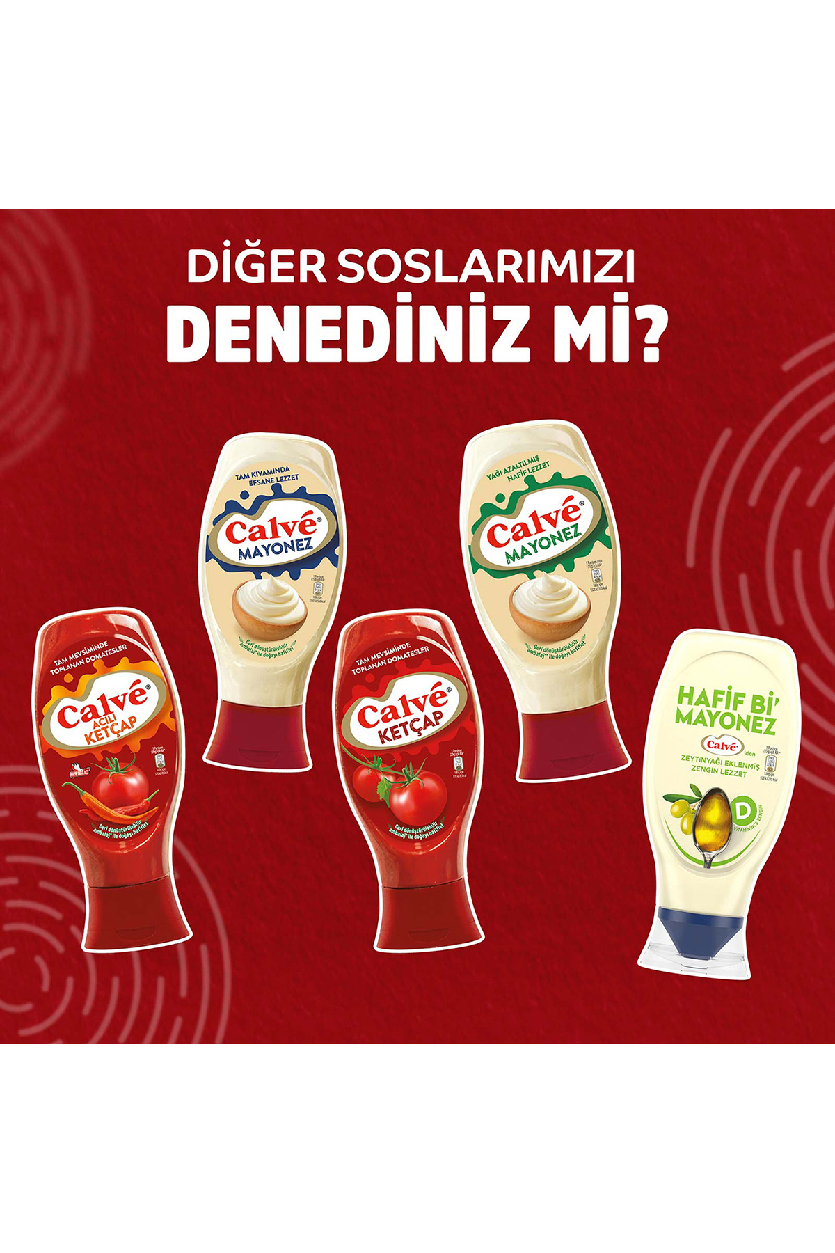 Calve Ketçap 600 G Mayonez Yağı Azaltılmış 540 G 2'li Set X3 Adet ...