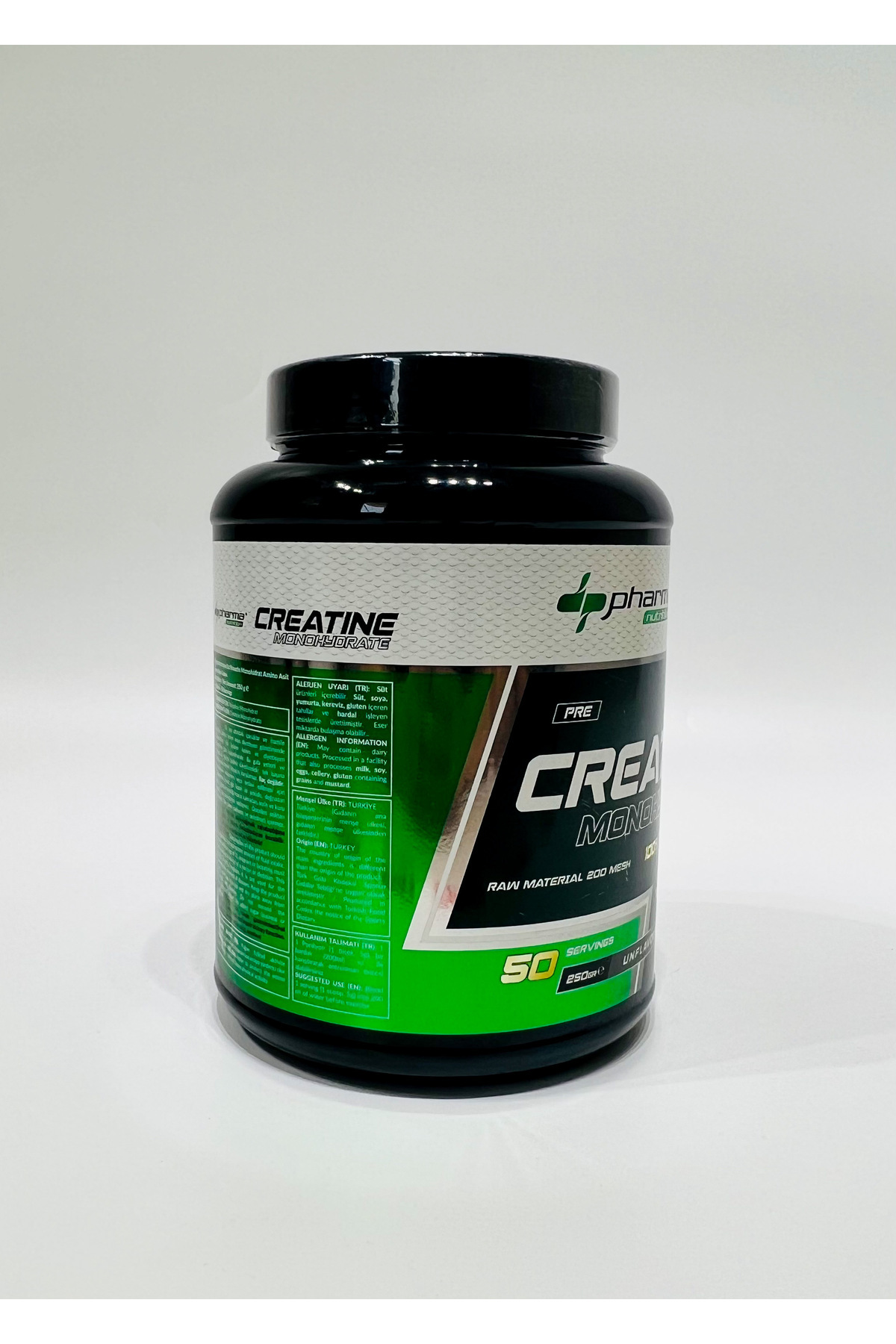 Pharma Nutrition Kreatin Monohidrat ( Creatine ) 250 Gr 50 Servis Micronized Creatine ...