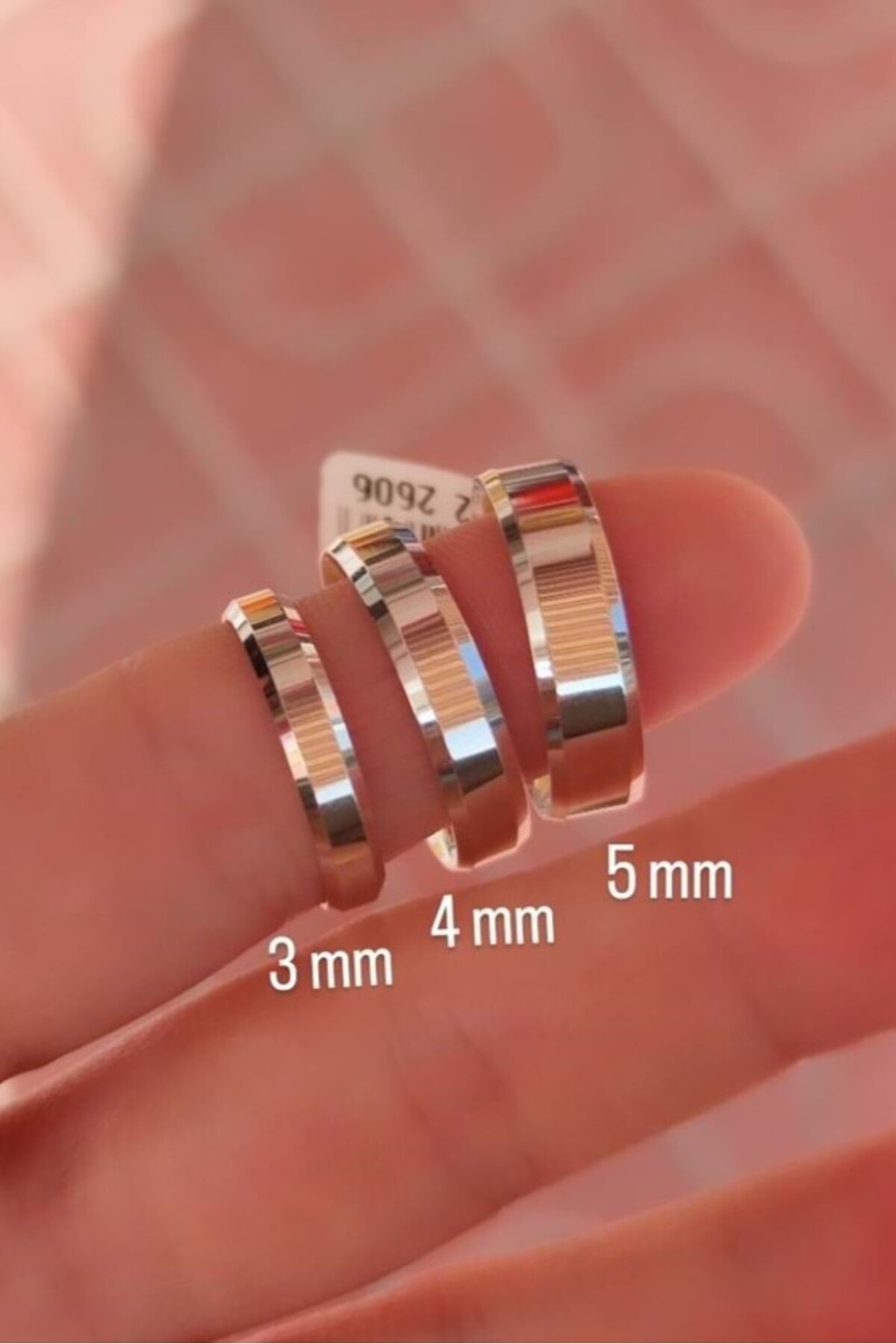 Takı Dükkanı 4mm Yanı Kesik Gümüş Klasik Alyans Söz Nişan Yüzüğü wr89 ...