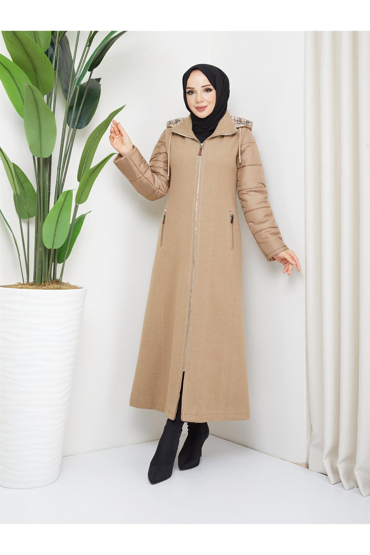 Doque Kolları Şişme Kapitone Kışlık Kadın Kaşe Kaban 57029 Fiyatı, Yorumları - Trendyol