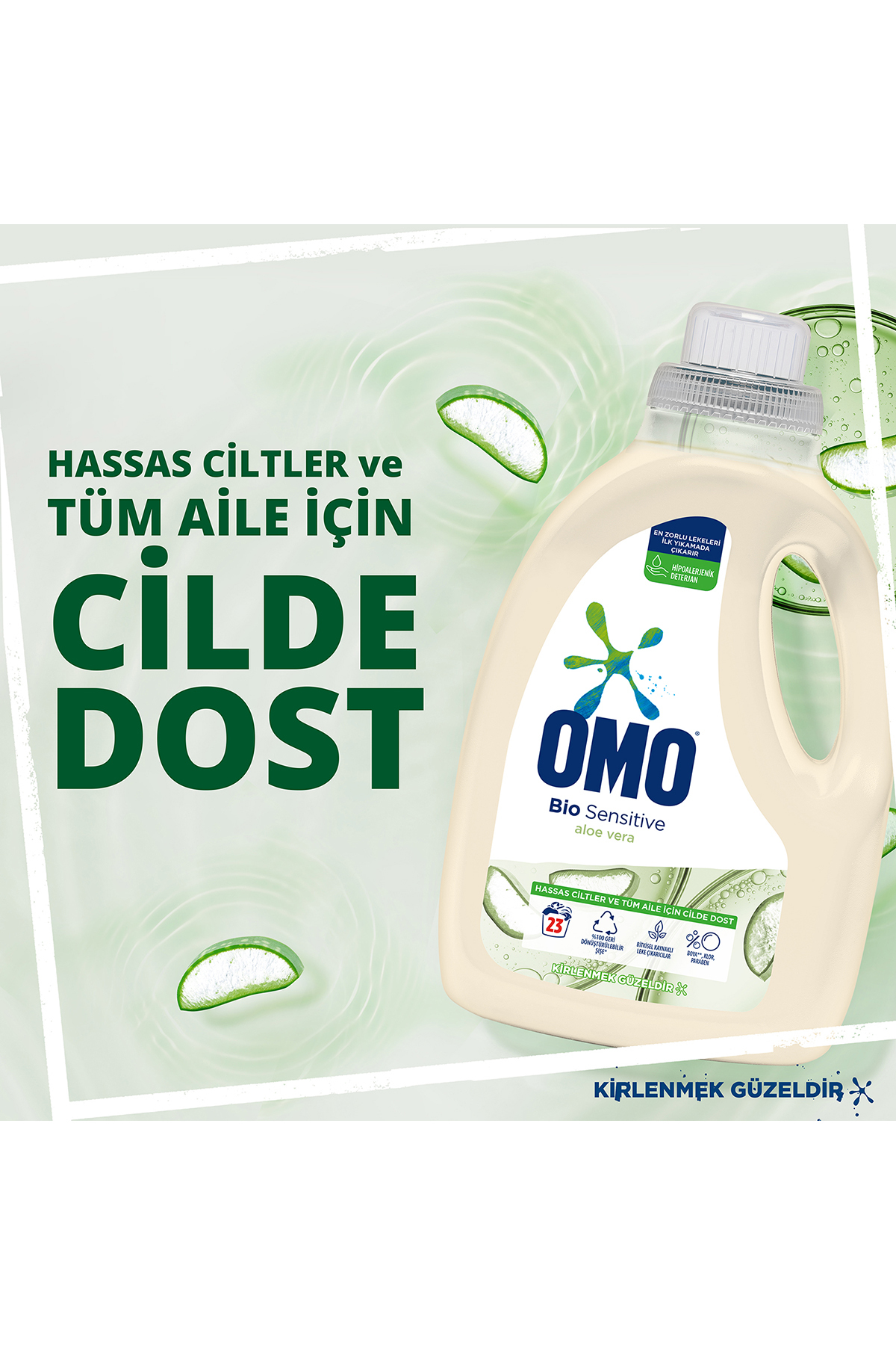 Omo Bio Sensitive Sıvı Çamaşır Deterjanı Hipoalerjenik 1500 ml X2 Adet ...