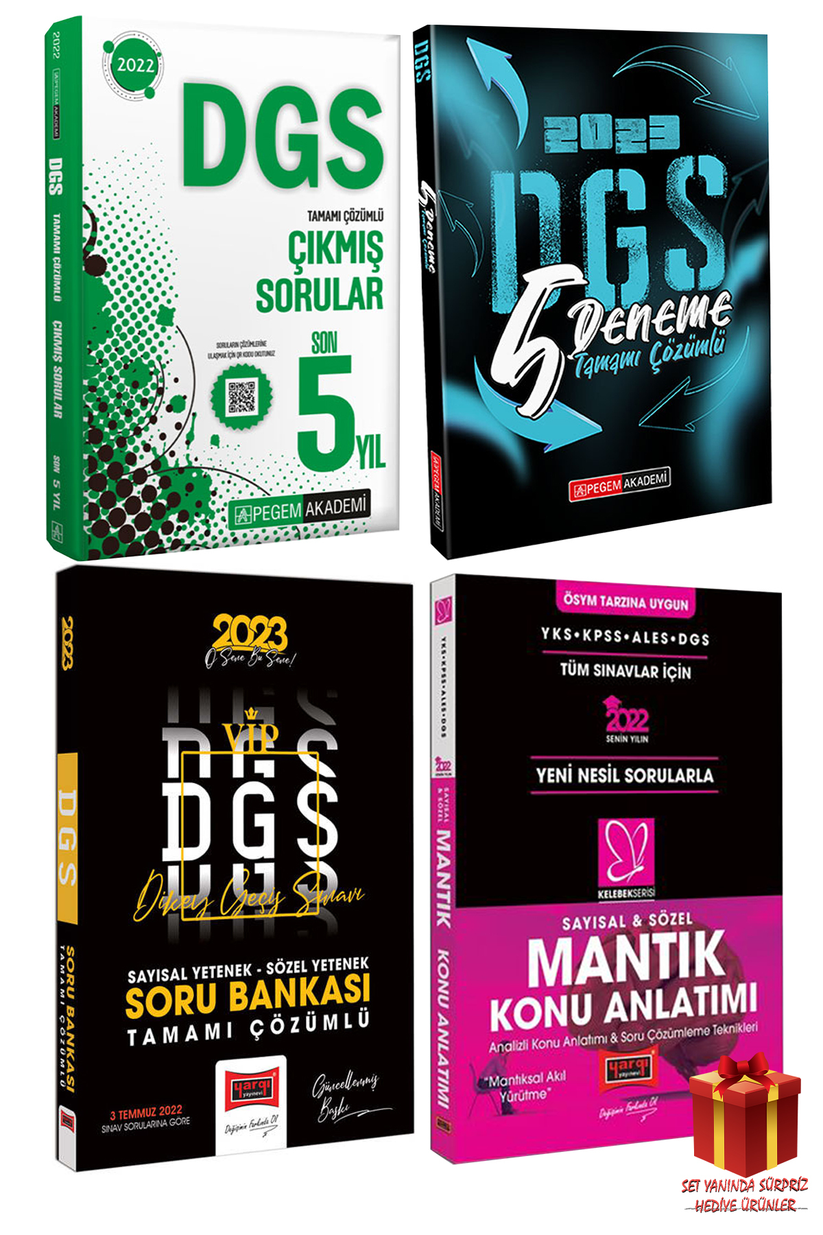 Pegem Akademi Yayıncılık Pegem Dgs 5 Yıl 5 Deneme Yargı Dgs Soru Bankas Sayısal Sözel Mantık ...