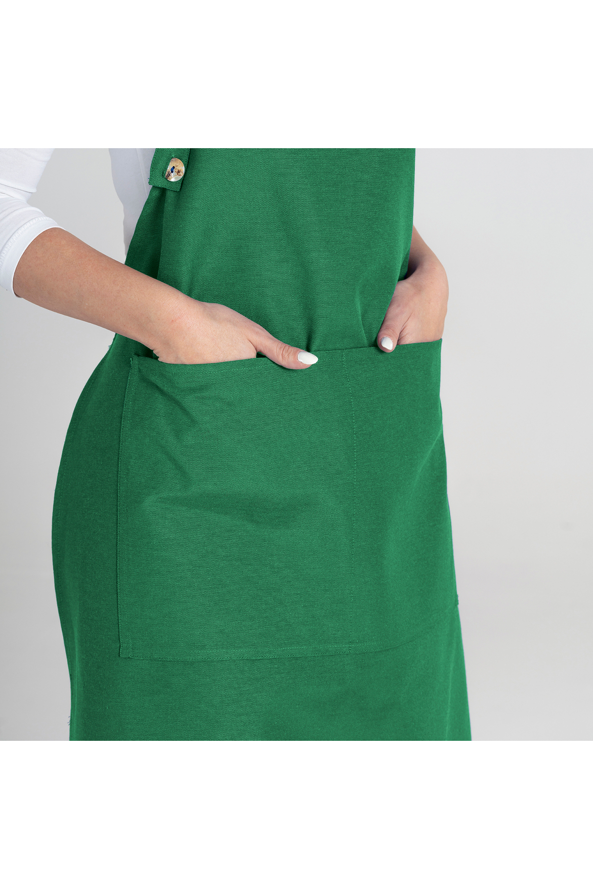 TOSHE Mutfak Önlüğü Su Geçirmez Şef Önlüğü 2 Geniş Cepli Barista Önlüğü ...