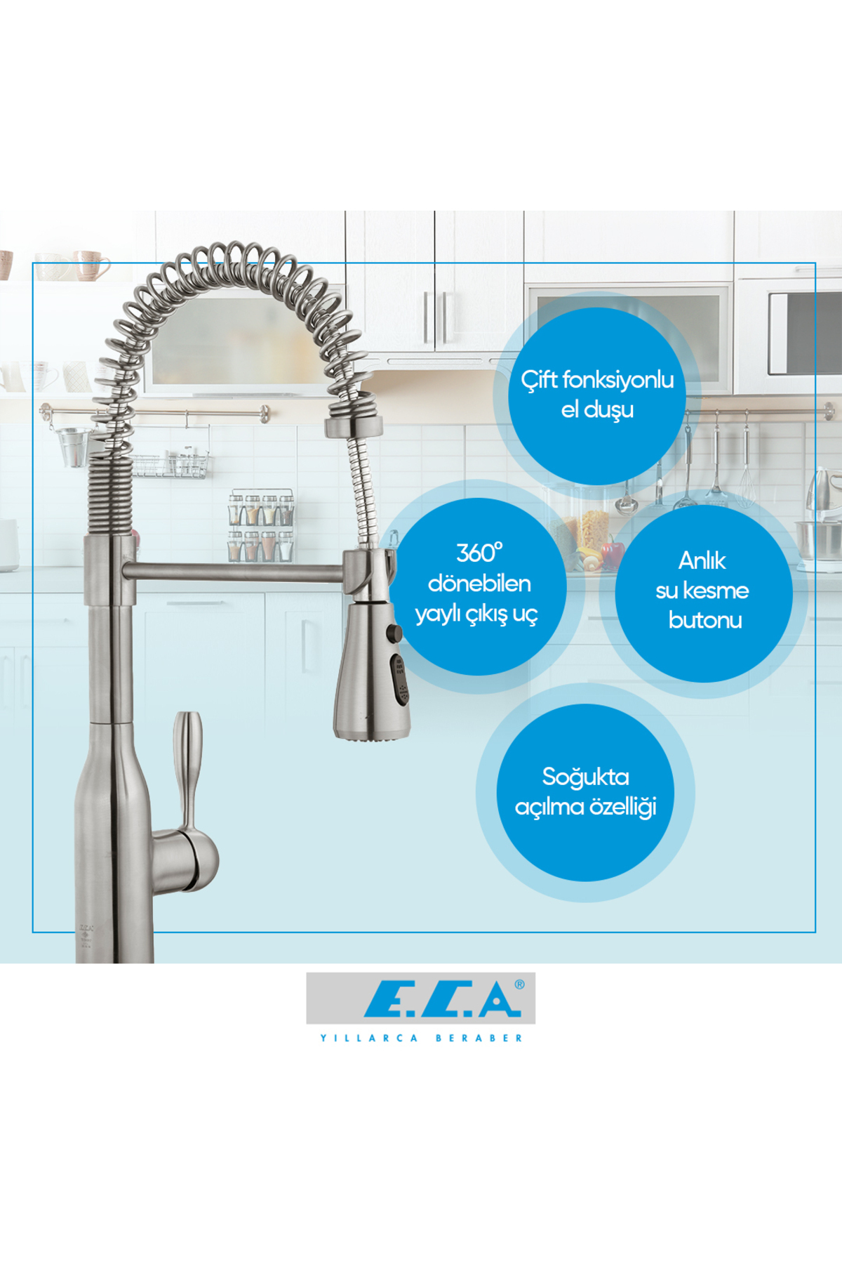 Eca Flux Mutfak Eviye Bataryası 406218019 Fiyatı, Yorumları - Trendyol
