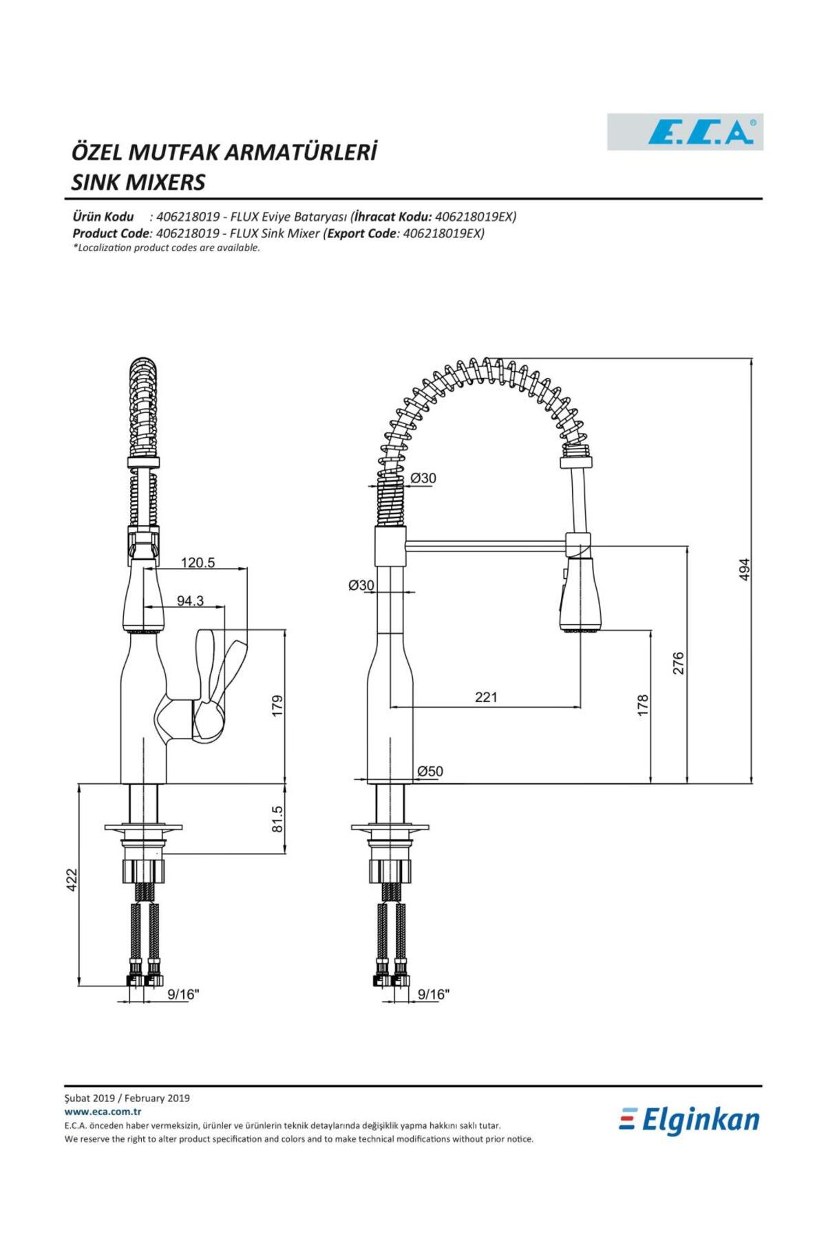 Eca Flux Mutfak Eviye Bataryası 406218019 Fiyatı, Yorumları - Trendyol