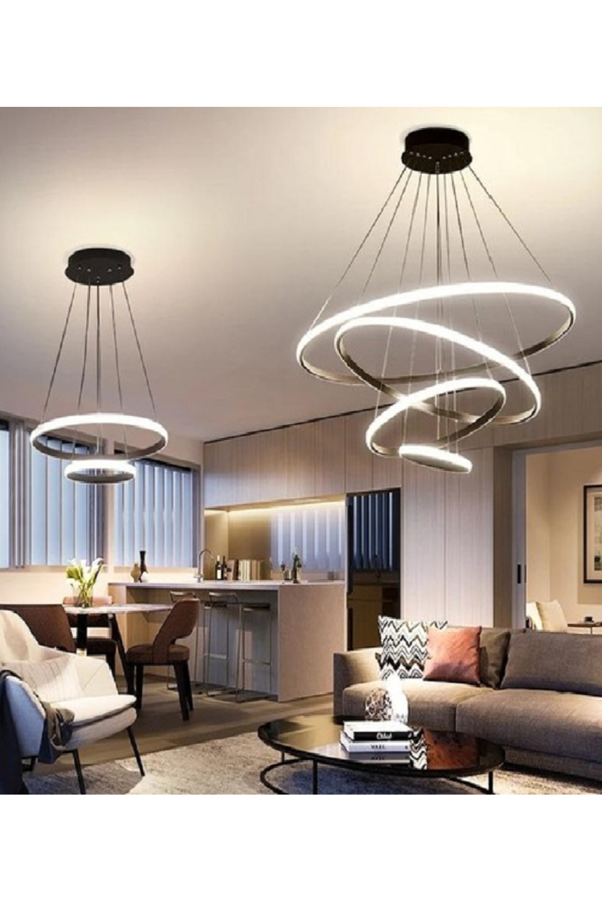 sanctum Avize Joker Yeni Ultra Süper Beyaz Ledli Avize Seti Takım 4'lü 2'li Fiyatı, Yorumları ...