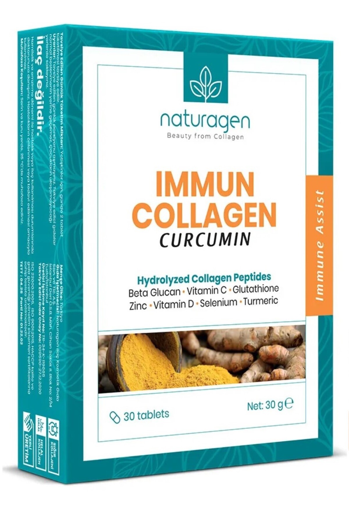 Naturagen Immun Collagen Curcumin 30 Tablet - Sambucus 30 Tablet Fiyatı ...
