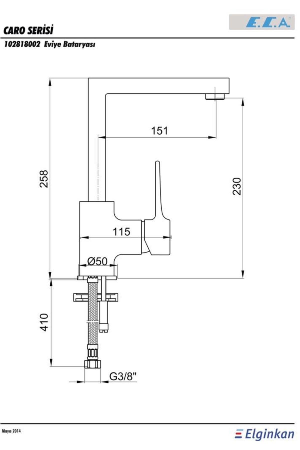 Eca Caro Gold Mutfak Eviye Bataryası Altın Renkli 102818002 Fiyatı ...