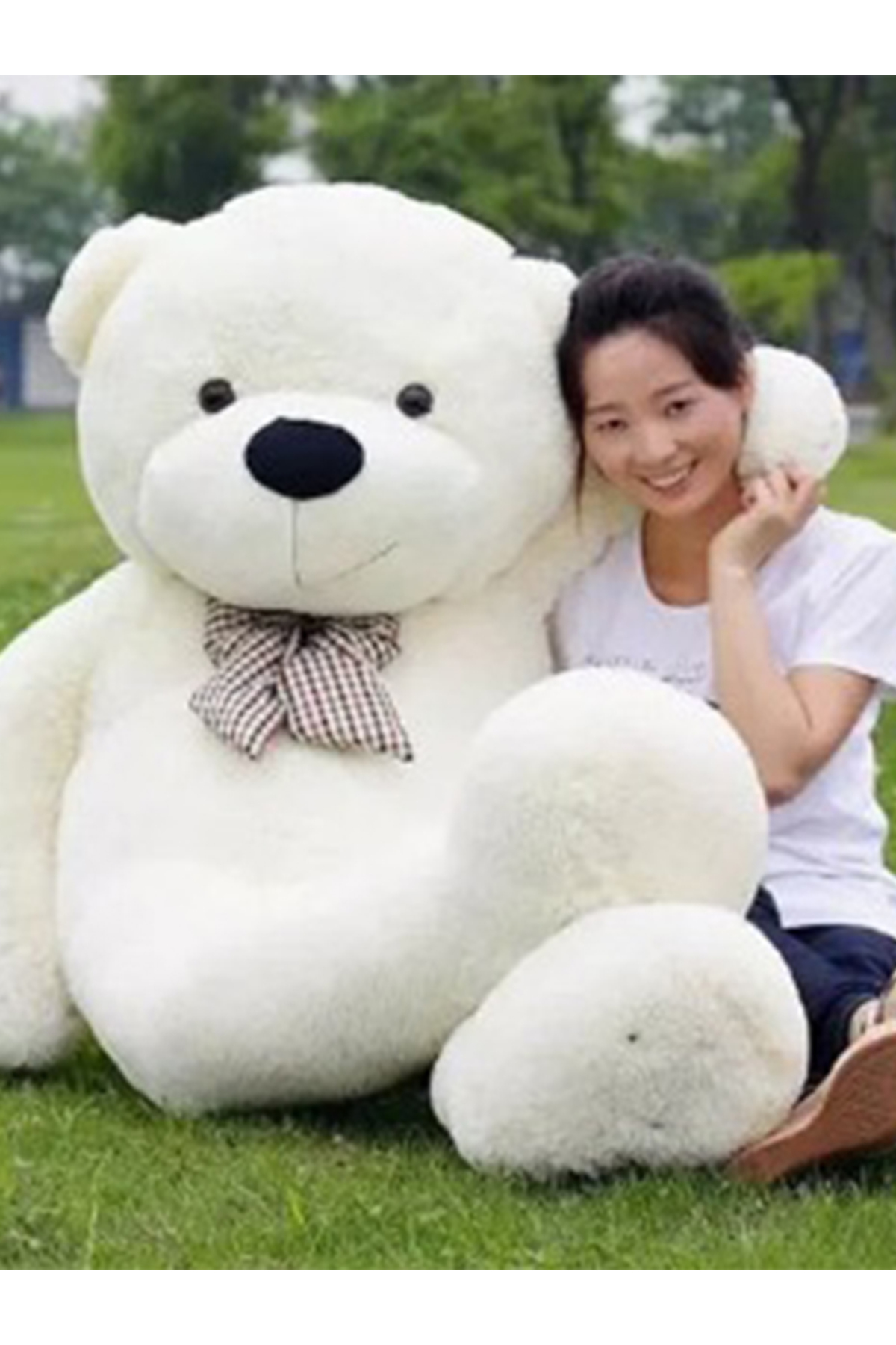 Pandamkee Toy 100 Cm Teddy Bear with Bow Tie Special for Lover - Trendyol