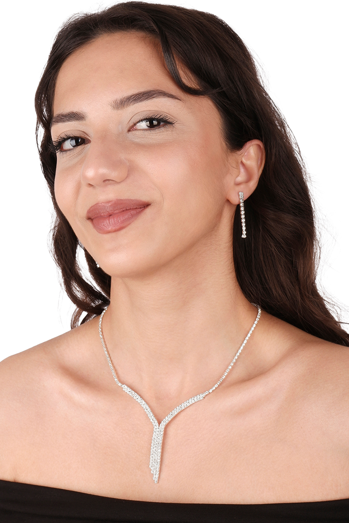 Hayalperest boncuk Ela Su Yolu Model Kristal Taşlı Özel Seri Abiye ...