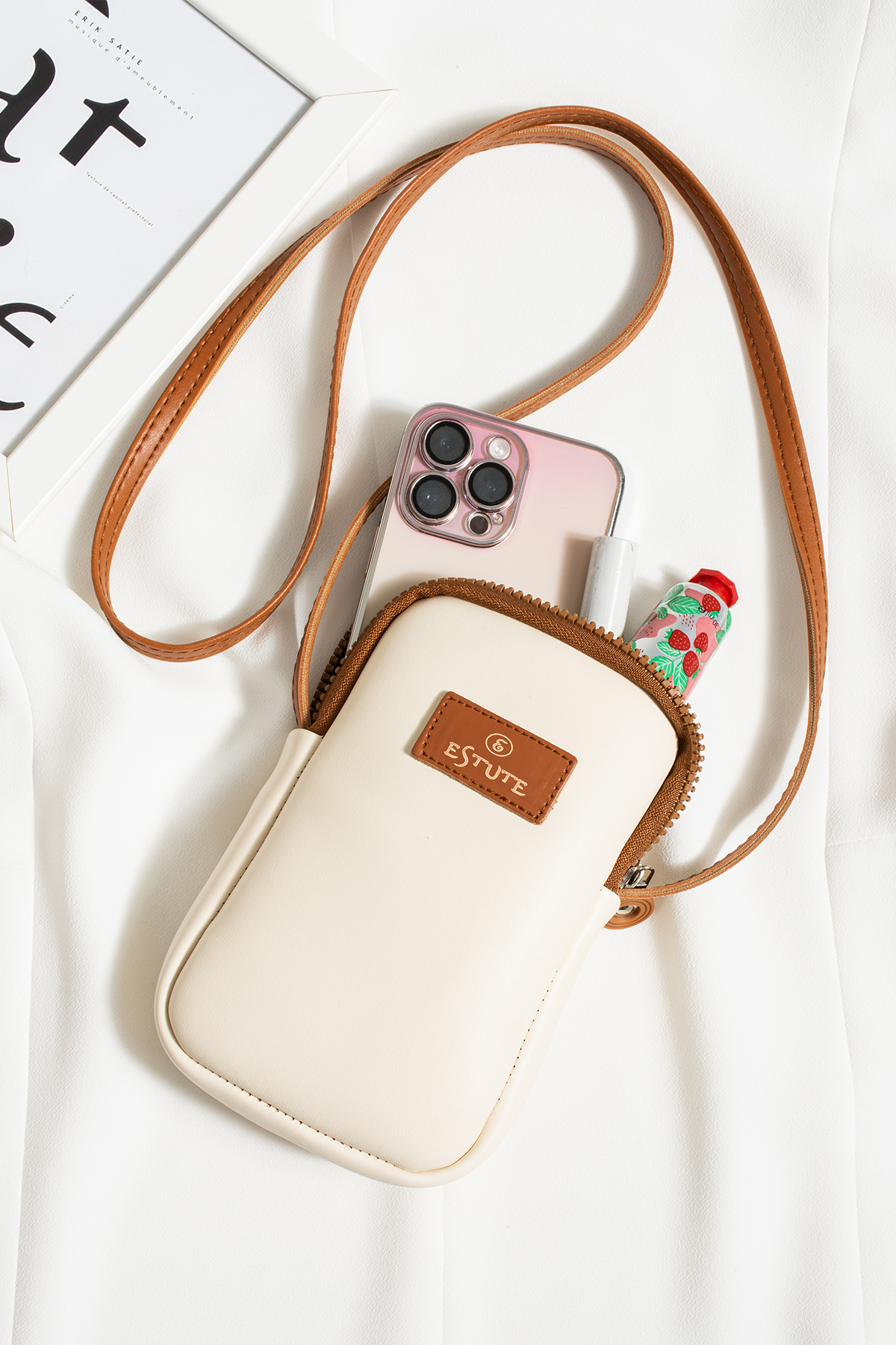 ESTUTE 3’lü Paket Kadın Urban Çanta Telefonluk Çanta Zincirli Çapraz ...