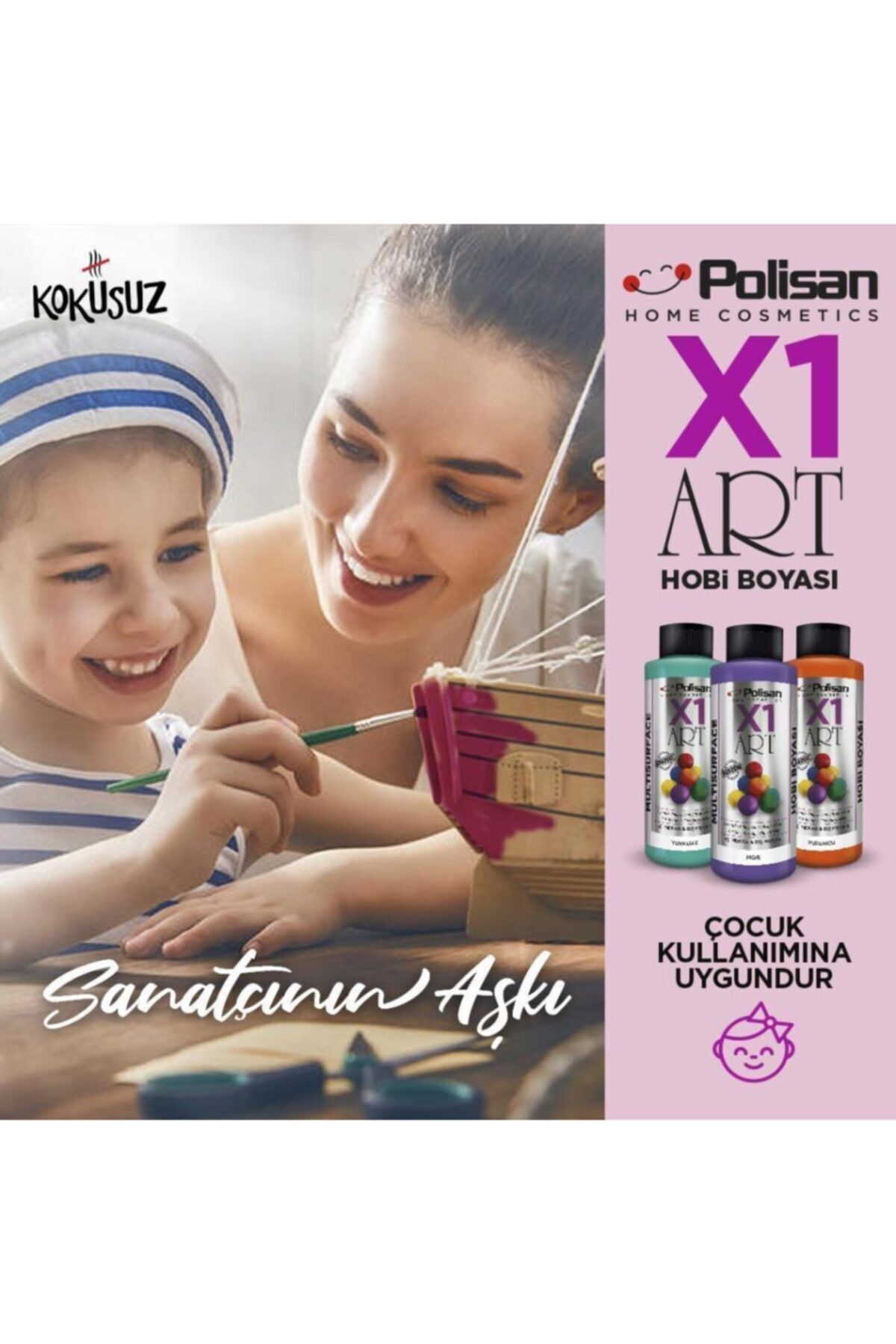 Polisan POLİSAN X1 HOBİ BOYASI 0721 MAT VERNİK 120 ML Fiyatı, Yorumları ...