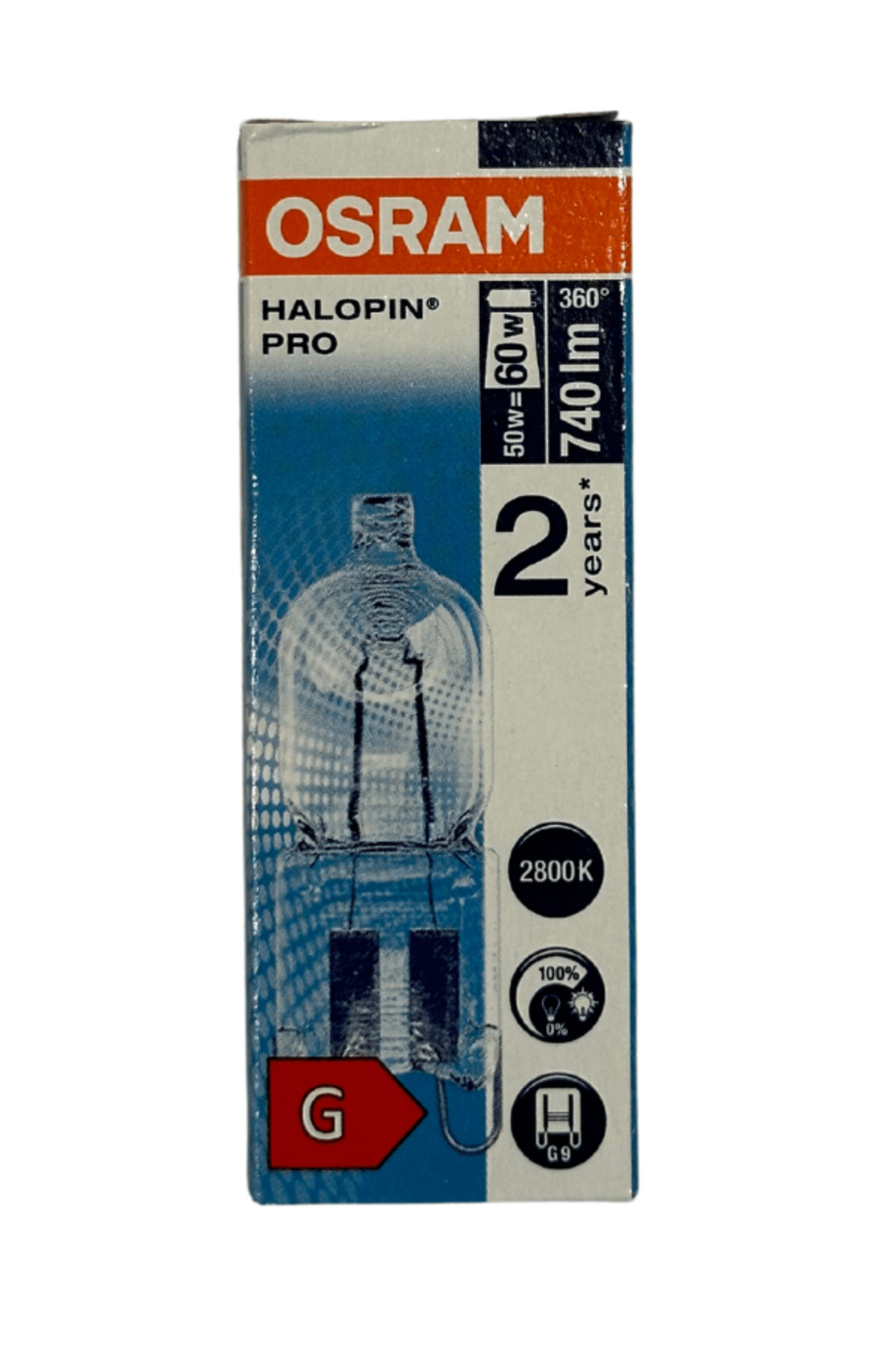 Osram Halopin Pro 50W (60W) 2800K (Sarı Işık) G9 Duylu Halojen ...