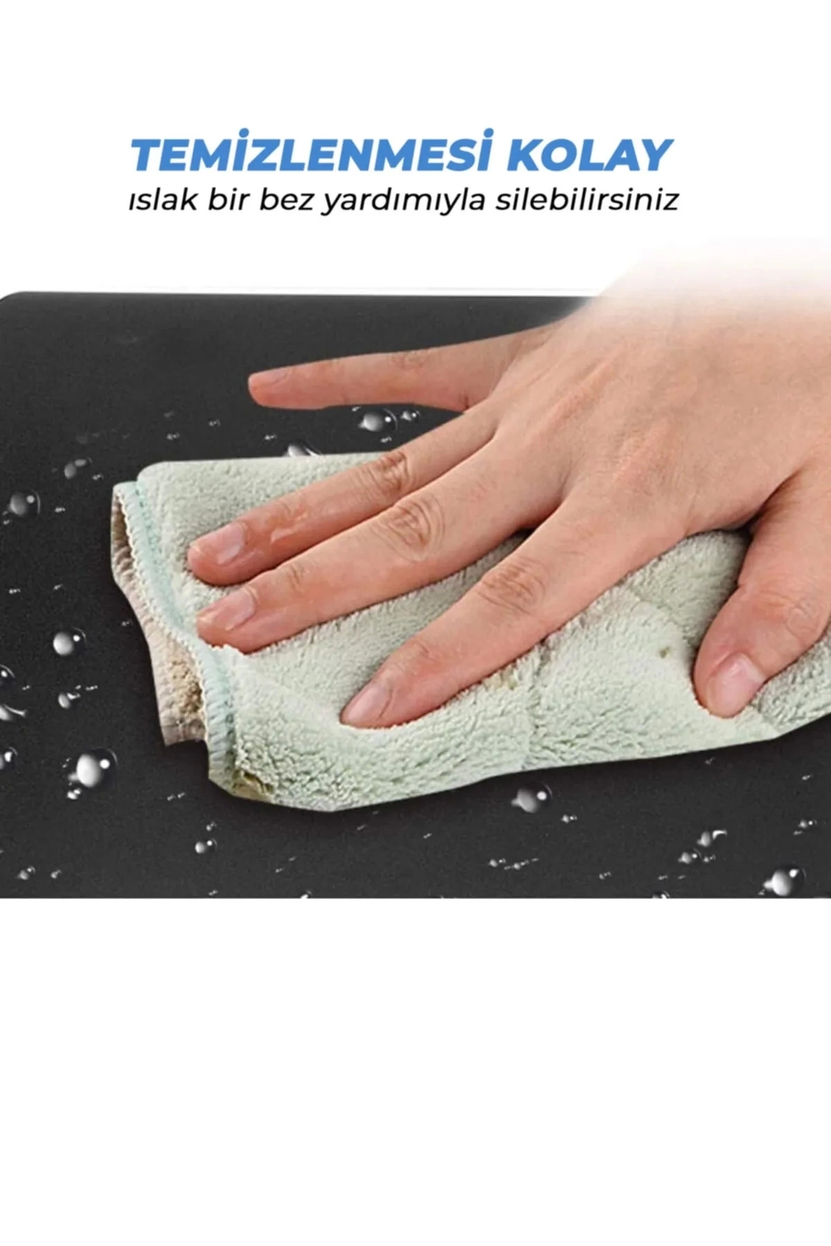 SonicTouch UltraGrand Siyah ve Neon Yeşili Kurt Dikişsiz Xxl Gaming Oyuncu Masaüstü Klavye Mouse ...