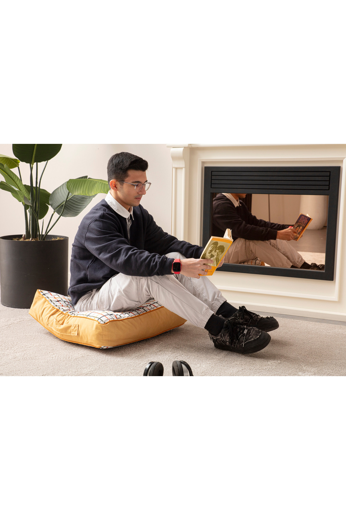 BUGİ HOME COLLECTİON EVLİNA HOME DEKORATİF ÇOK AMAÇLI AYNALI KARE 60X60 ...