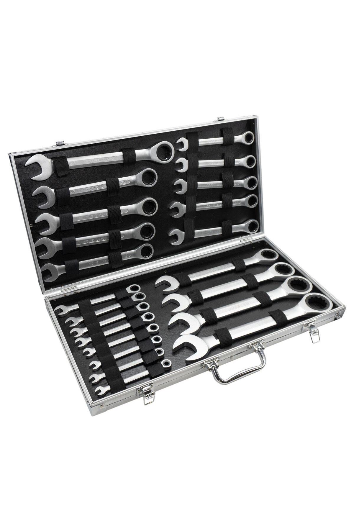 Titi 6126 Cırcır Kombine Anahtar Takımı 6-32mm 22 Parça (Metal Kutulu ...