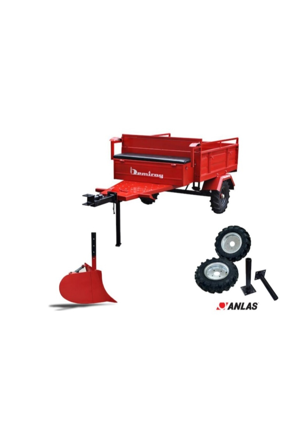 DEMİRAYTARIM Demiray Makaslı Römork - Anlas Teker Takımı - Ayarlı Karık ...