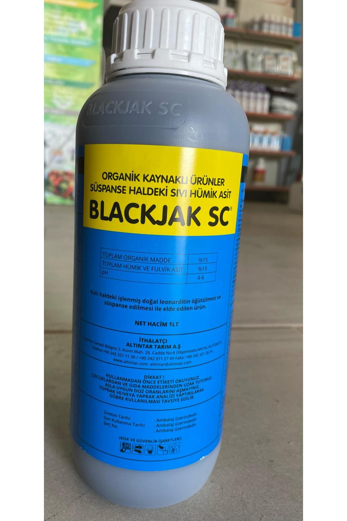 ALTINTAR TARIM BLACKJACK 1L ORGANİK KAYNAKLI SIVI HÜMİK ASİT Fiyatı, Yorumları - Trendyol