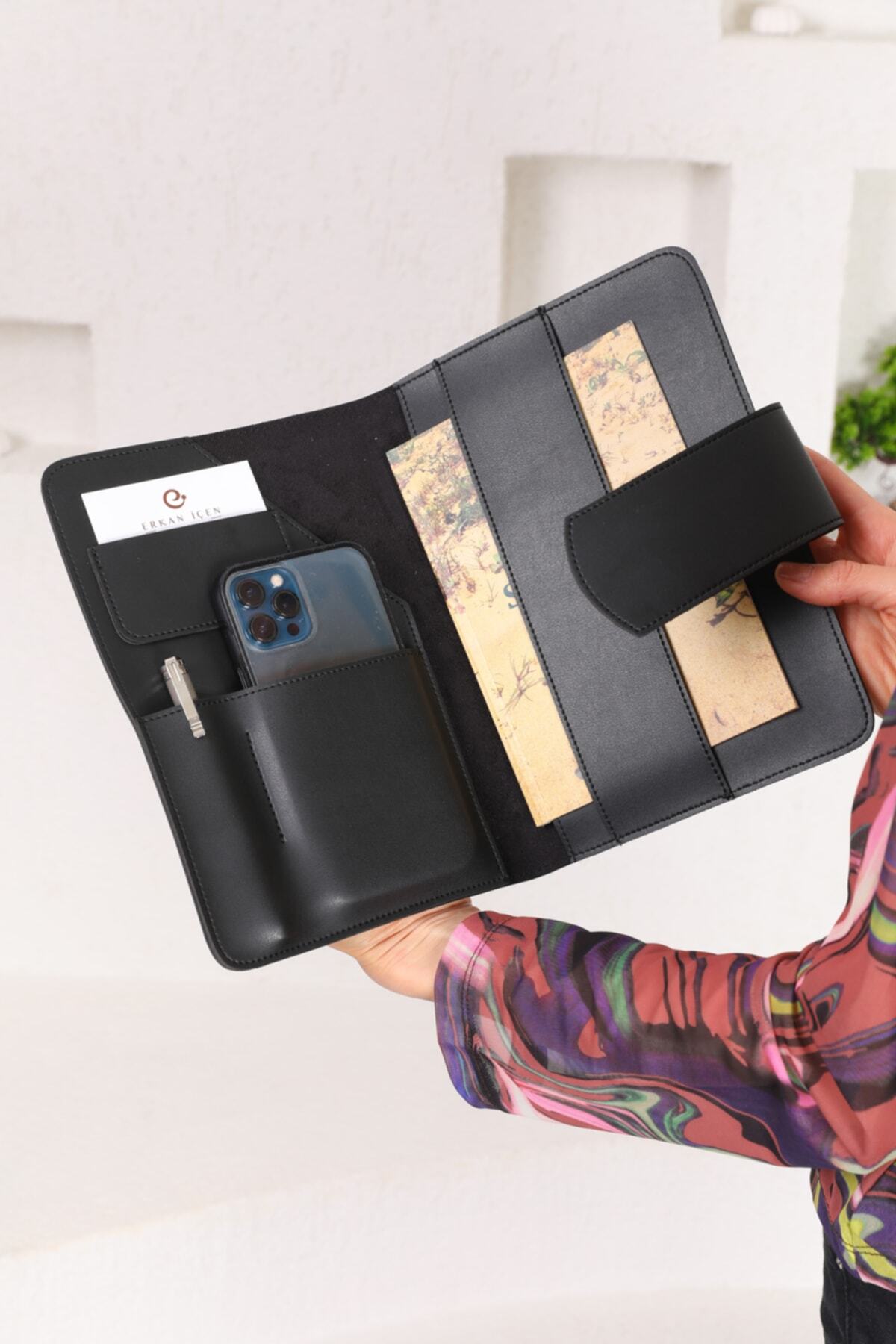 Erkan İçen Design Kitap Defter Telefon Organizer / Kitap Çantası ...
