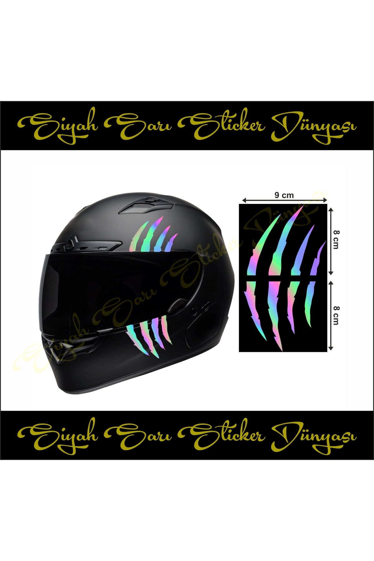 S&S HEDİYELİK EŞYA Pençe Motor Kask Arma Depo Kapağı Araba Araç ...