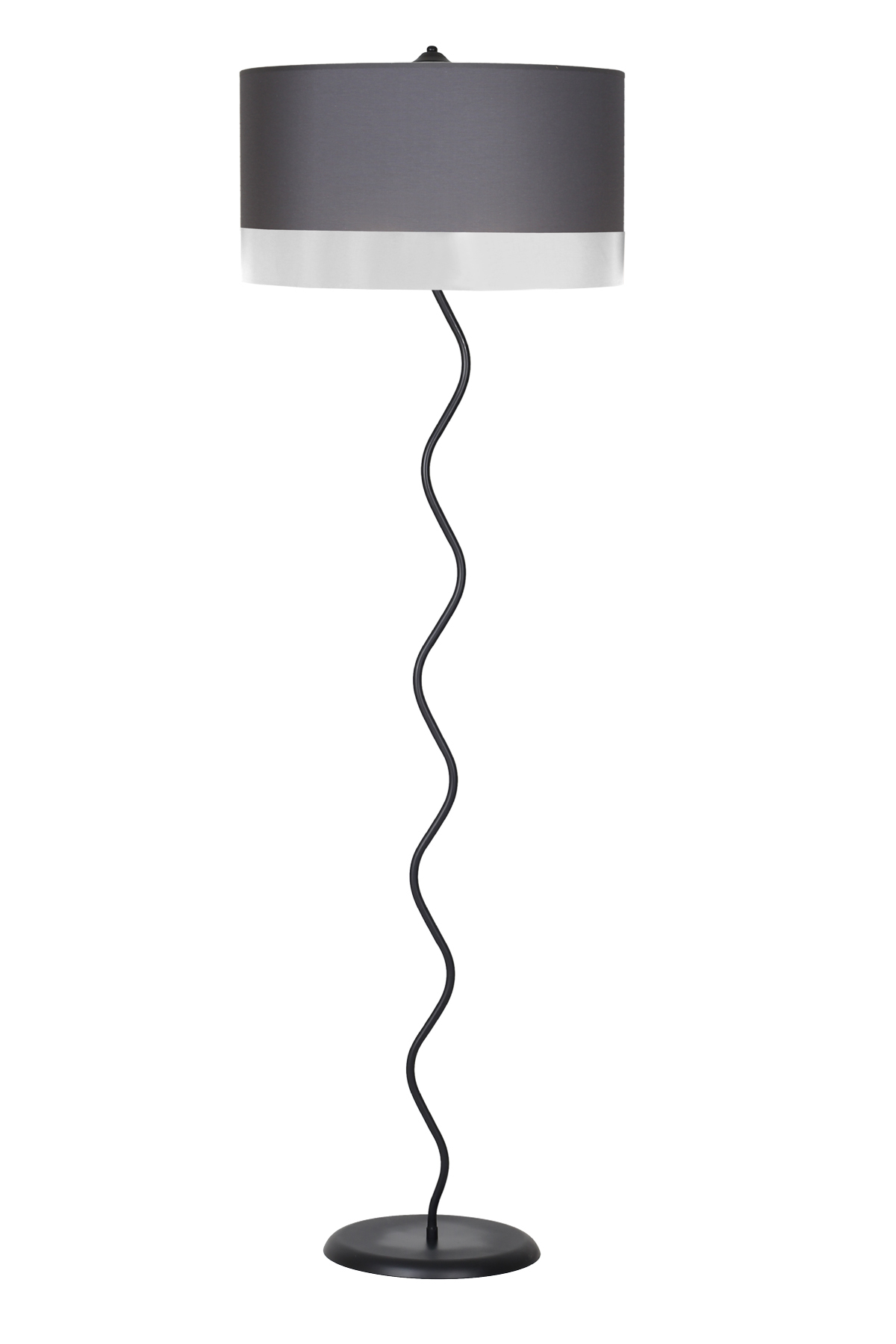 Vinner Snake Statik Siyah Metal Tek Ayaklı Lambader - Gri Antrasit ...