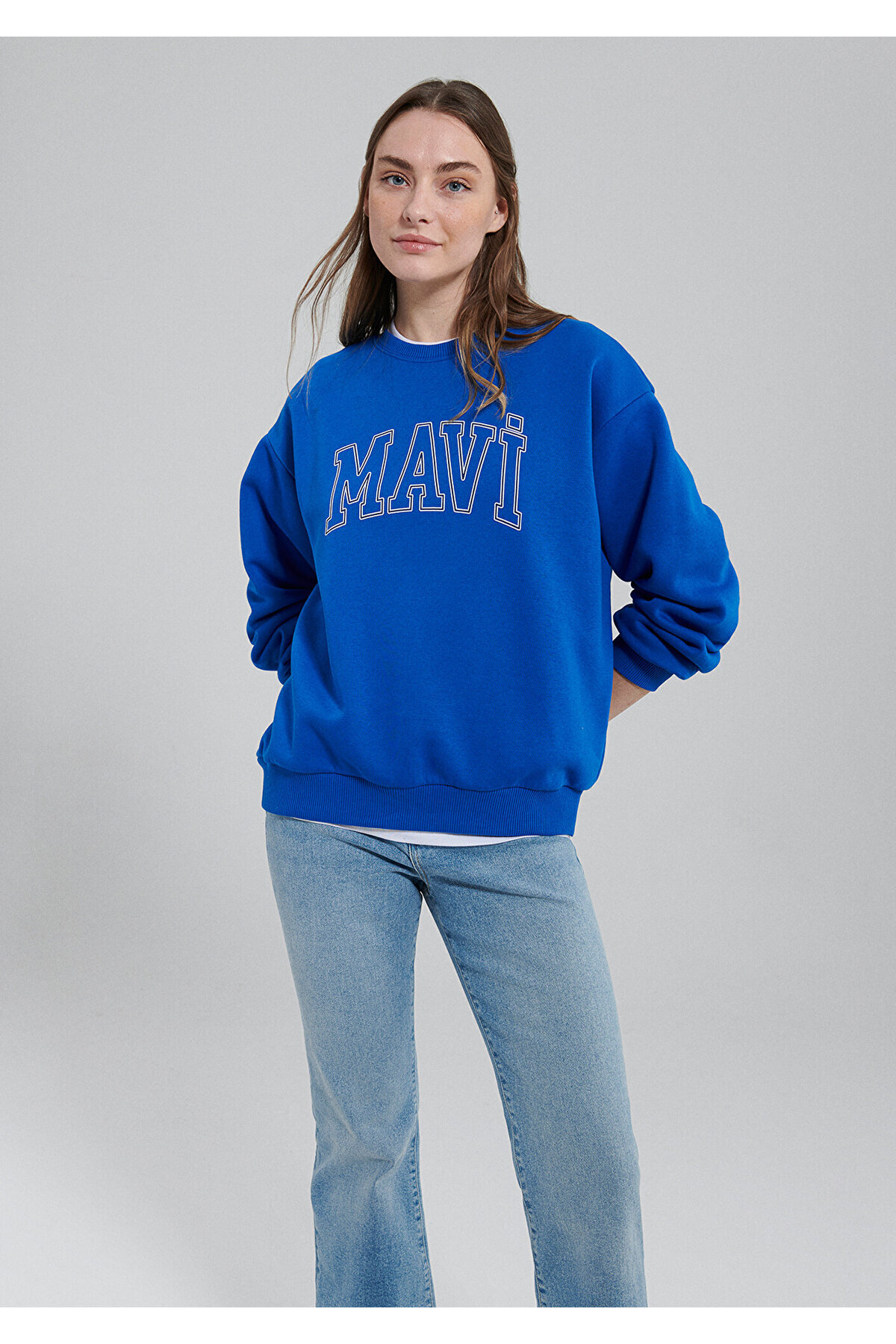 Mavi Logo Baskılı Sweatshirt 1611192-70903 Fiyatı, Yorumları - Trendyol
