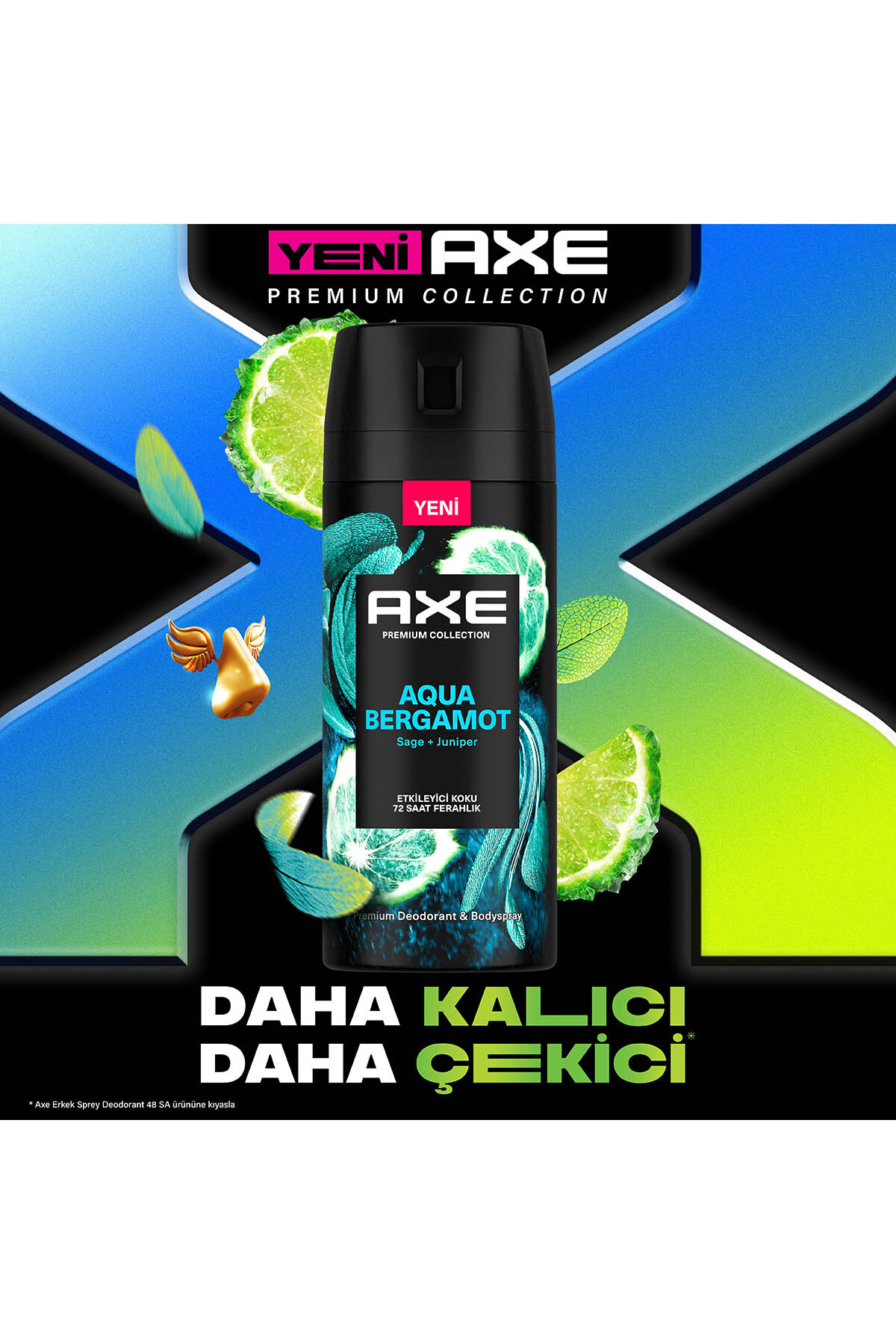 Axe Premium Collection Erkek Sprey Deodorant Aqua Bergamot 72 Saat ...